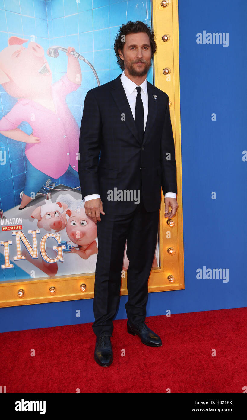 Los Angeles, CA, USA. 03rd Dec, 2016. Matthew McConaughey, At Premiere ...
