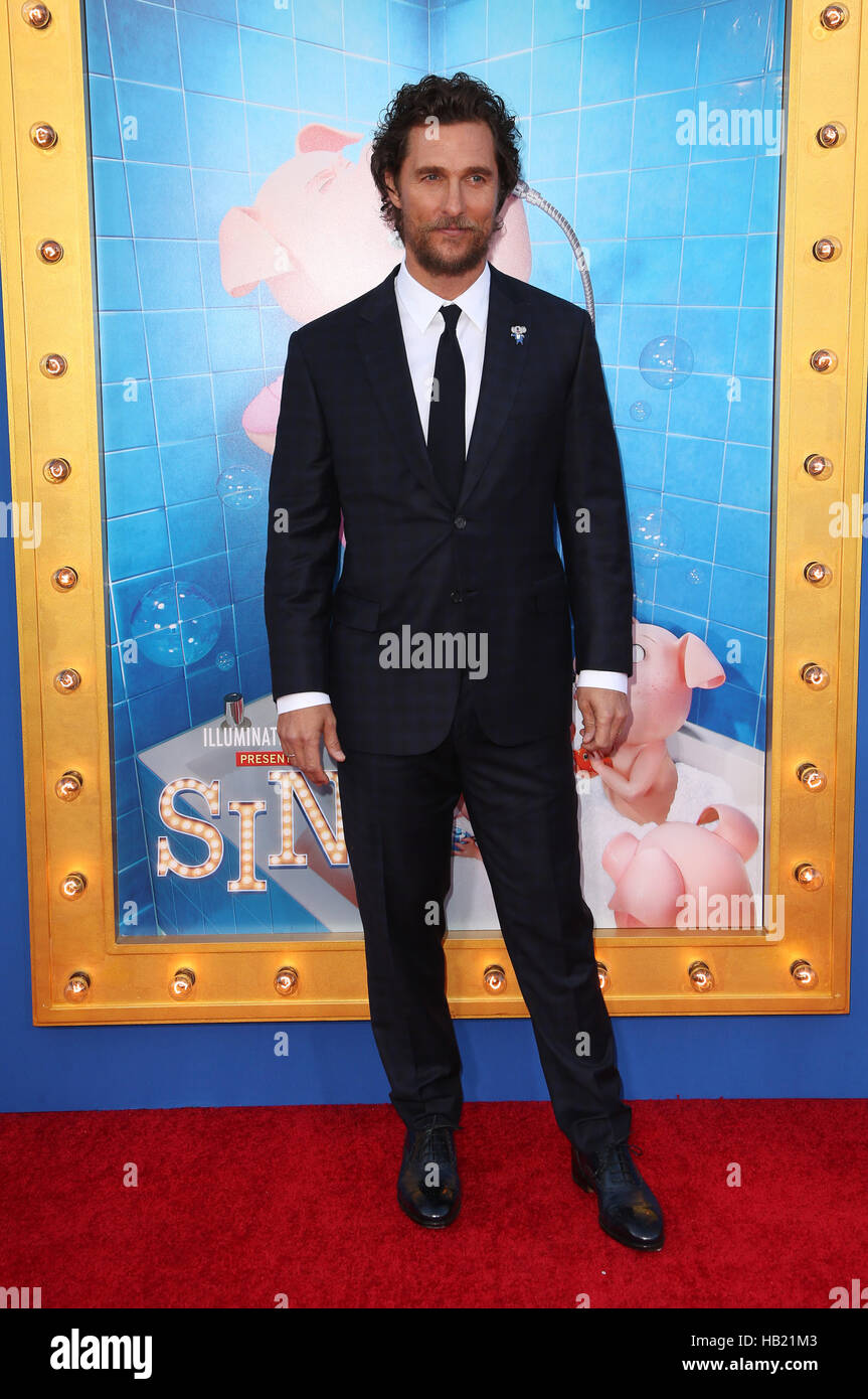 Los Angeles, CA, USA. 03rd Dec, 2016. Matthew McConaughey, At Premiere ...