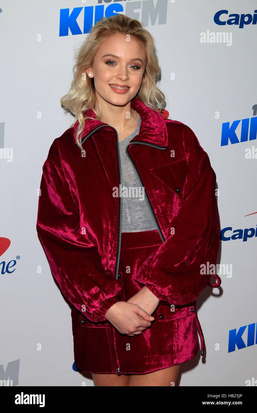 Zara Larsson at arrivals for KIIS FM's Jingle Ball 2016 Presented by ...