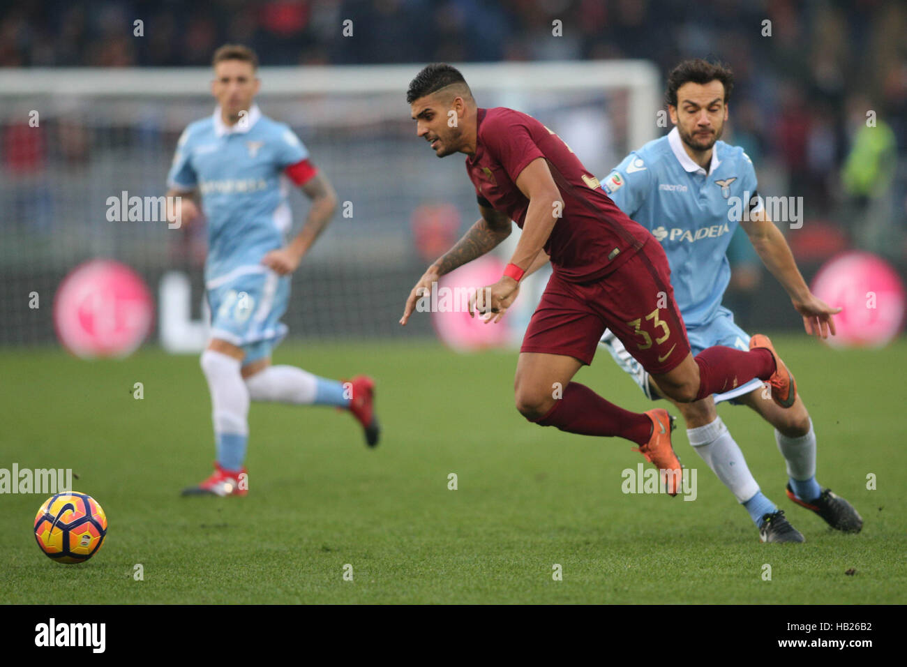 Olympic Stadium, Rome, Italy. 04th Dec, 2016. Serie A Football. Lazio ...