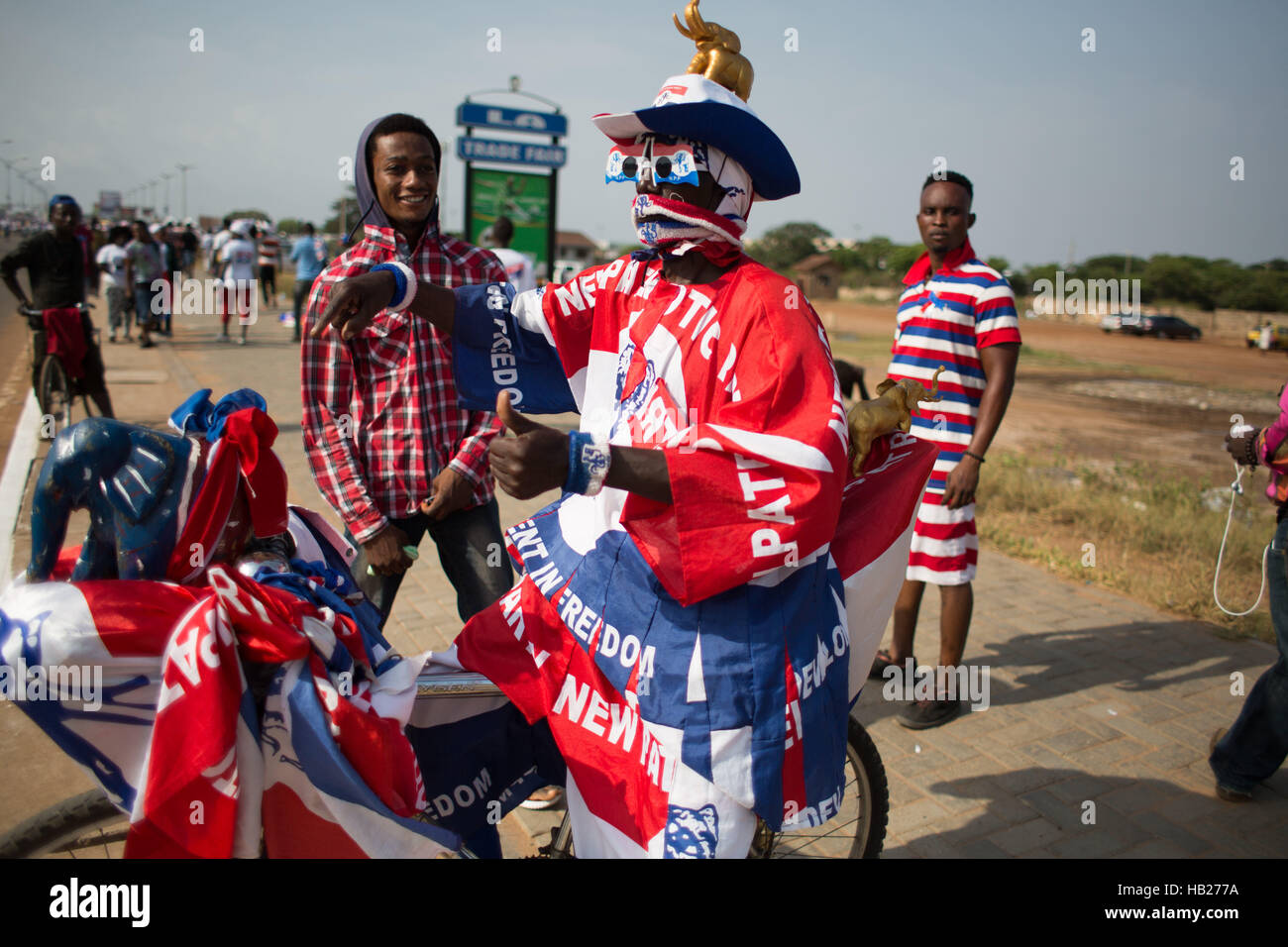 Accra, Ghana. 4th Dec, 2016. The Npp hold a Rally for thousands of ...