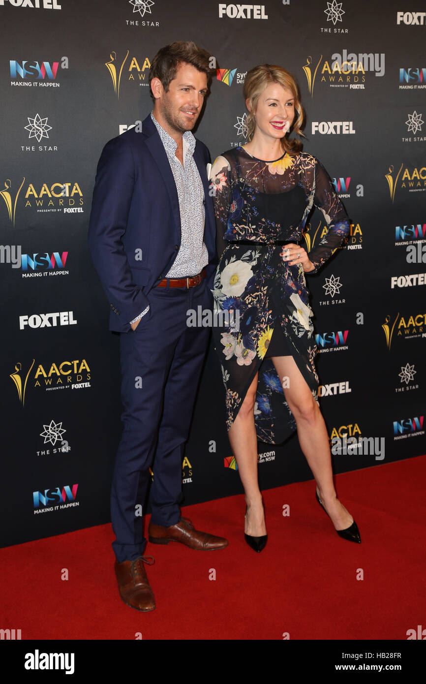 Sydney, Australia. 5 December 2016. Pictured: Tim Ross and wife ...
