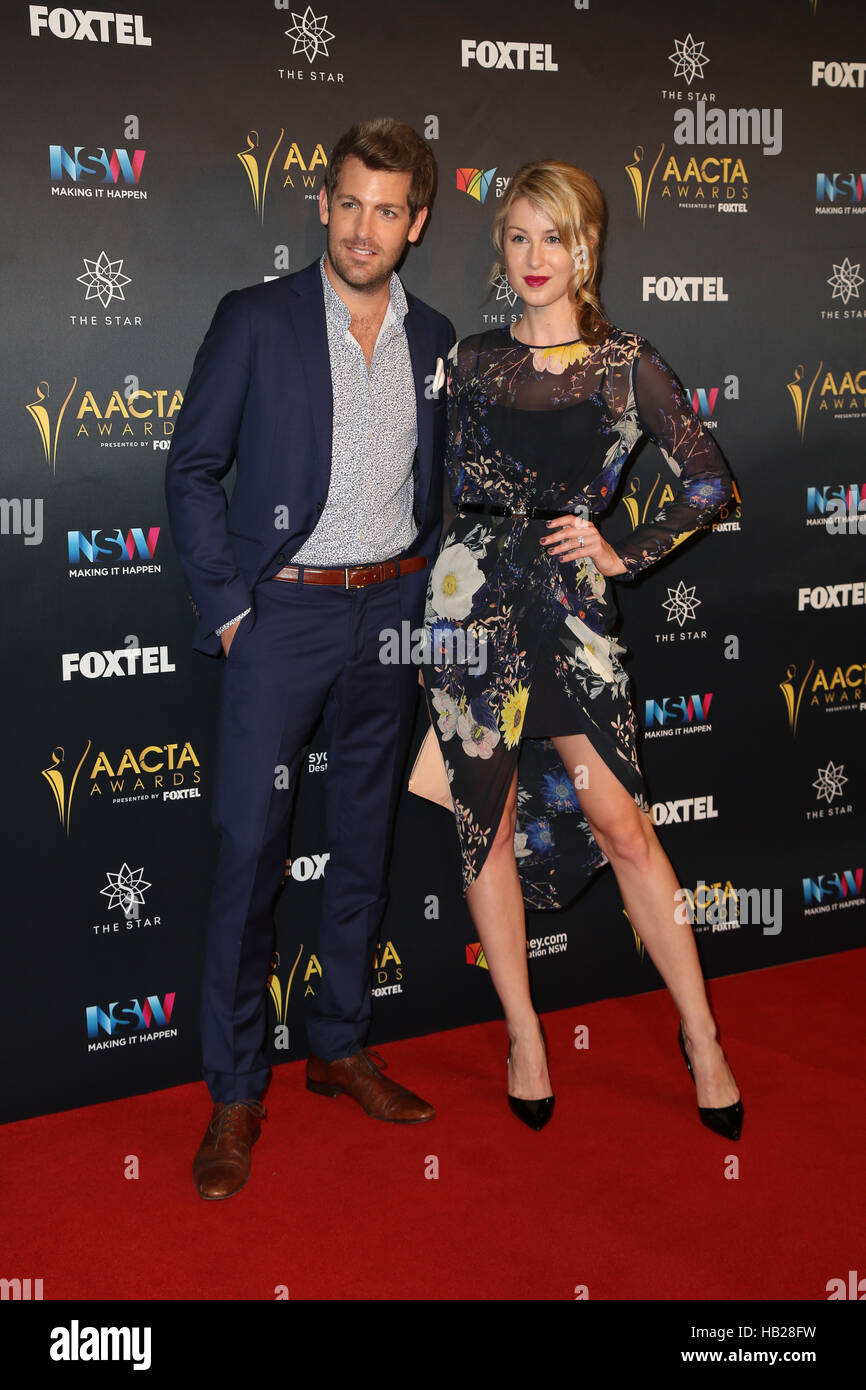 Sydney, Australia. 5 December 2016. Pictured: Tim Ross and wife ...
