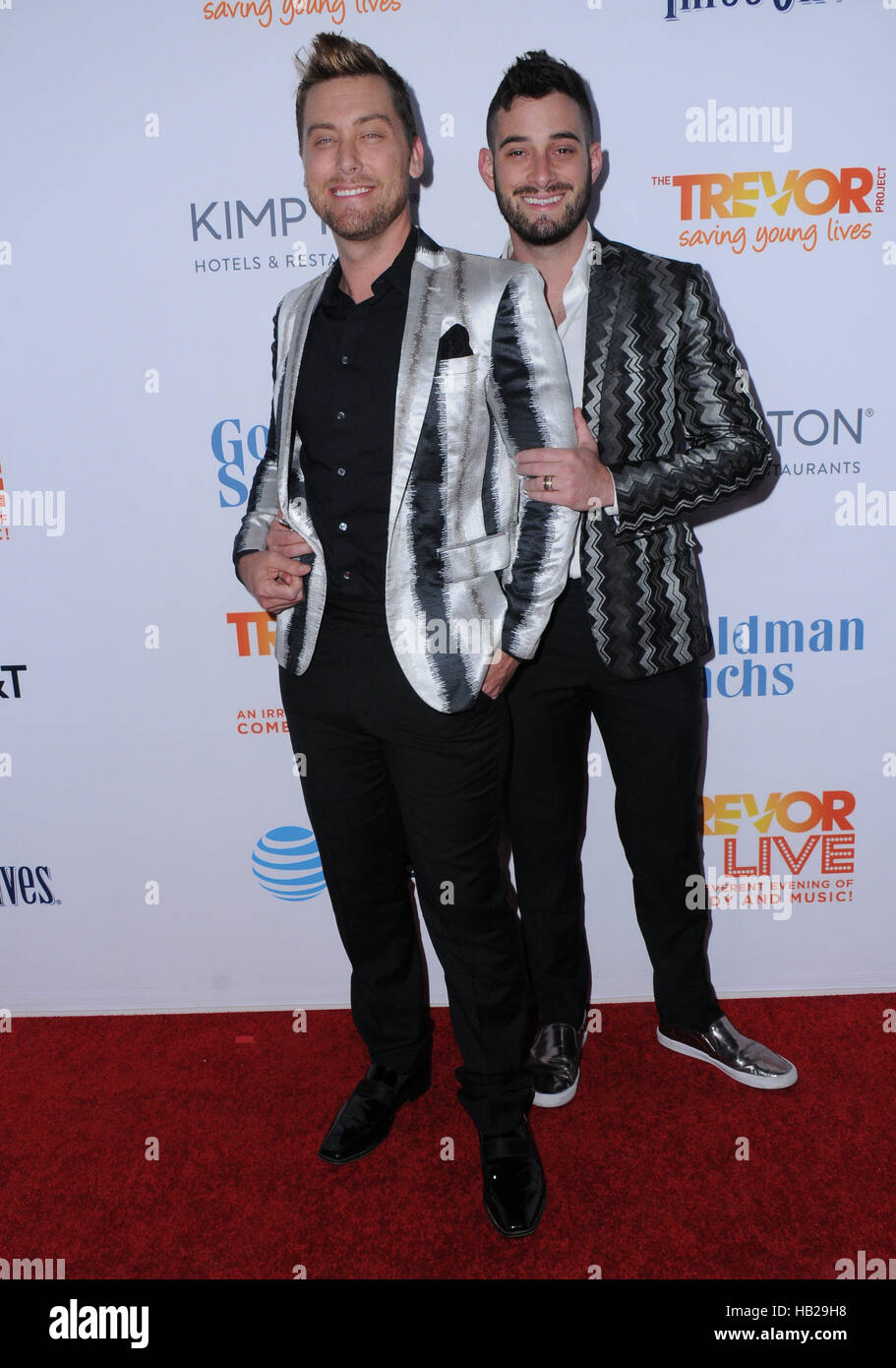 Beverly Hills, CA, USA. 4th Dec, 2016. Lance Bass, Michael Turchin ...