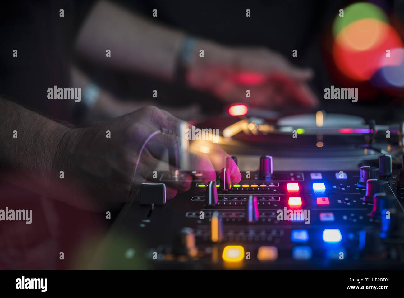 DJ @ Work Stock Photo - Alamy
