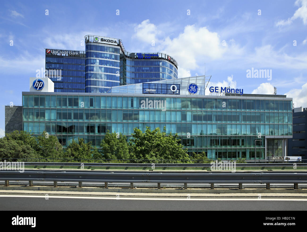 Modern office buildings in Prague Stock Photo - Alamy