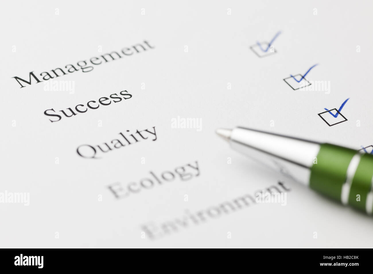 Mark of success hi-res stock photography and images - Alamy