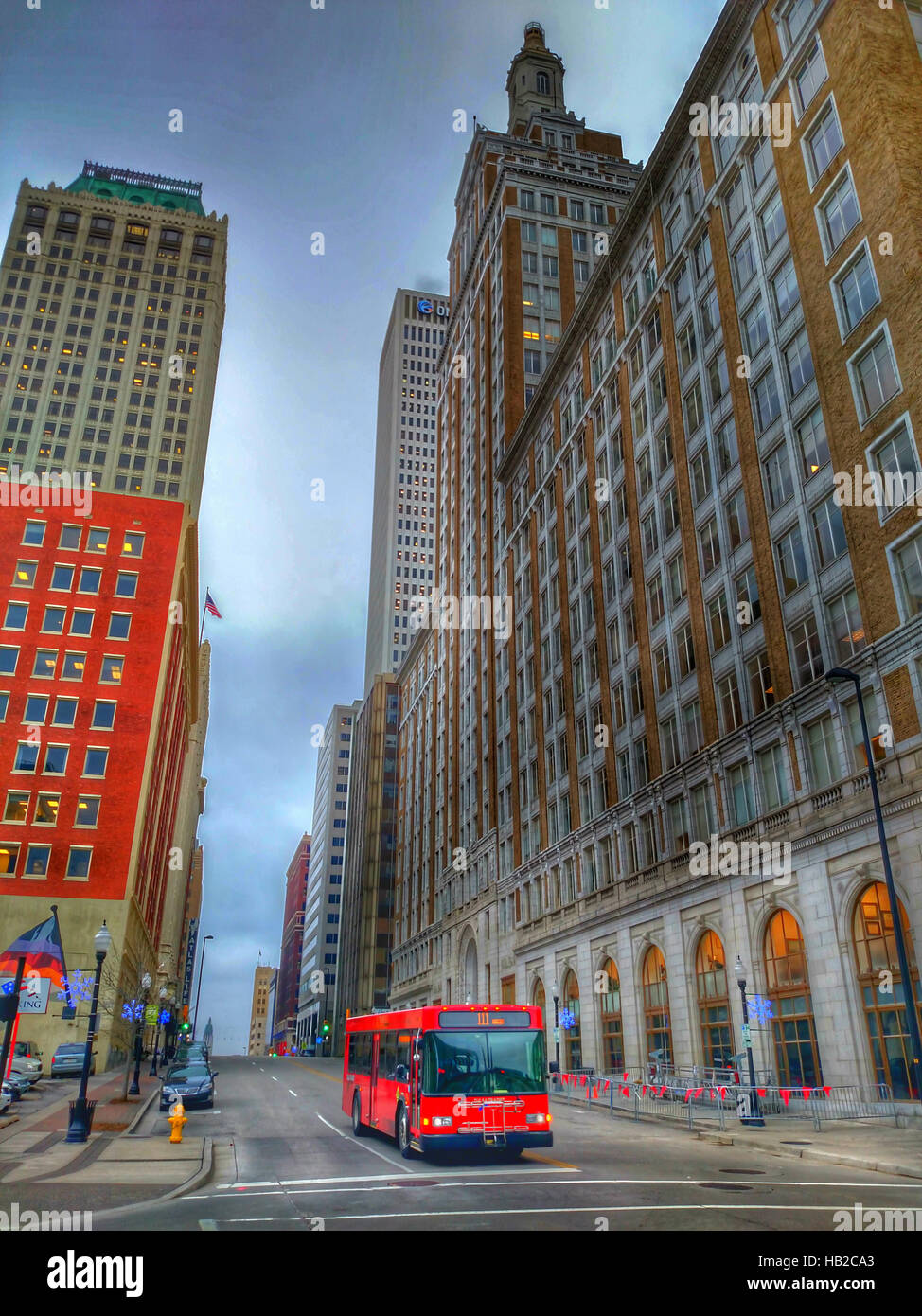 tulsa city oklahoma skyline and downtown Stock Photo - Alamy