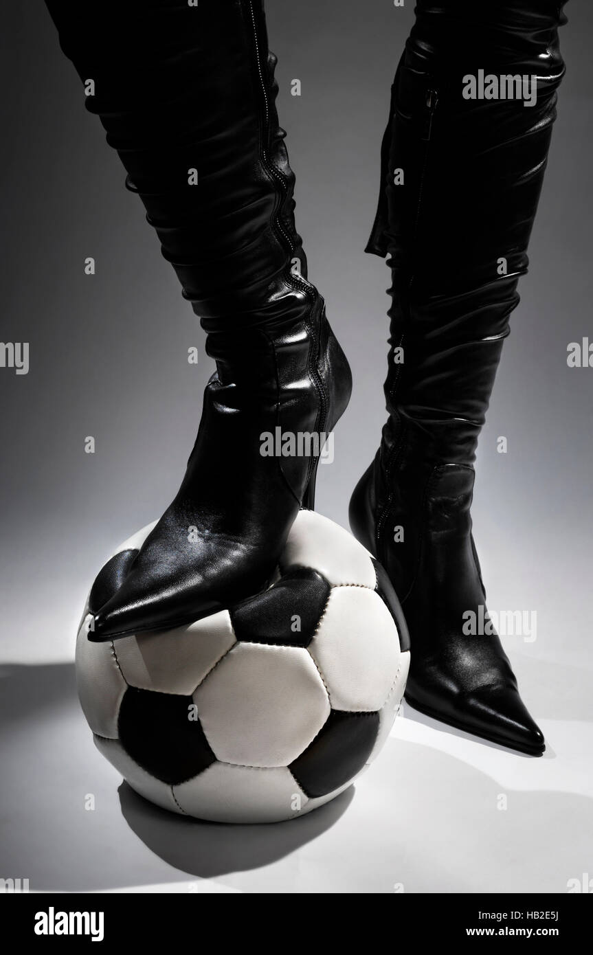 Leather Ball Football High Resolution Stock Photography and Images - Alamy