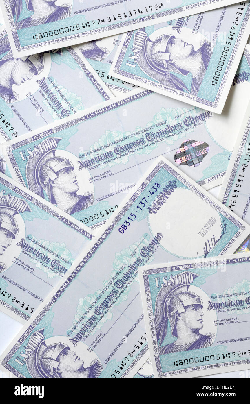 American Express Travellers Cheques High Resolution Stock Photography ...