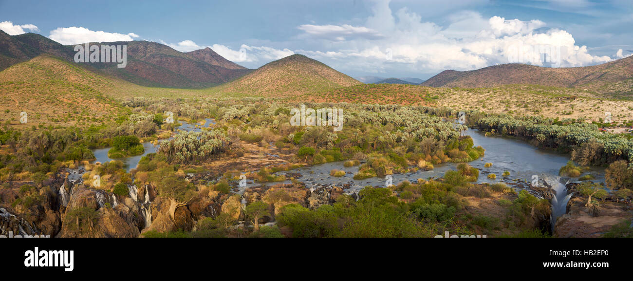 Panorama of the epupa falls hi-res stock photography and images - Alamy