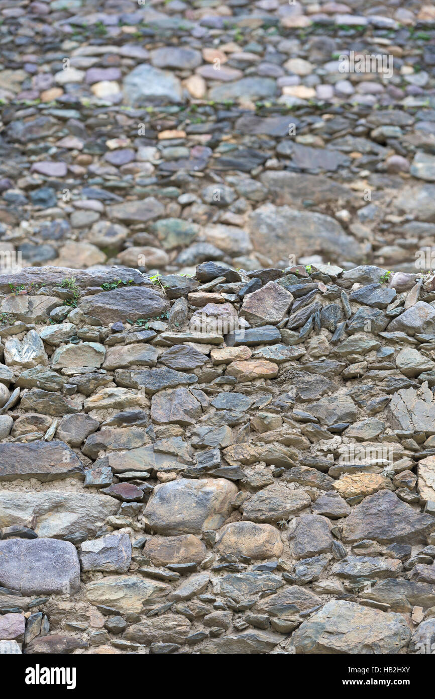 Inca wall made of stones in the Sacred Valley, Peru Stock Photo - Alamy