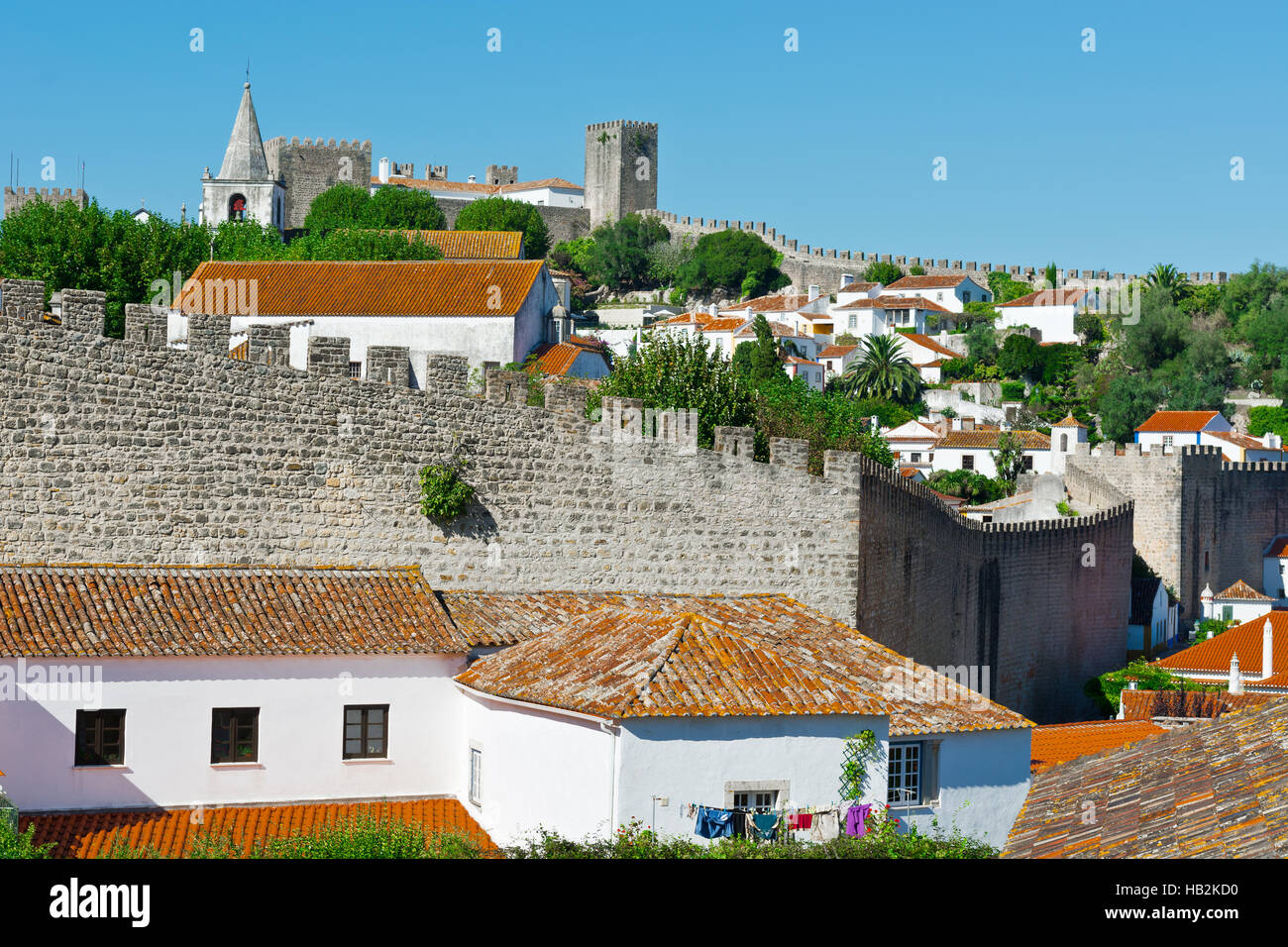 City of Obidos Stock Photo - Alamy