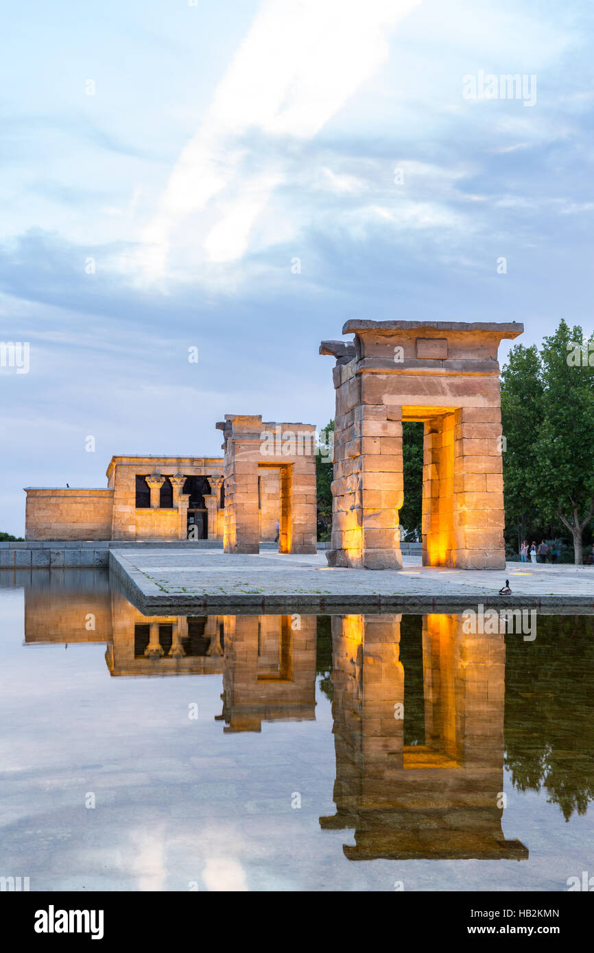 Temple de debod Madrid Stock Photo - Alamy
