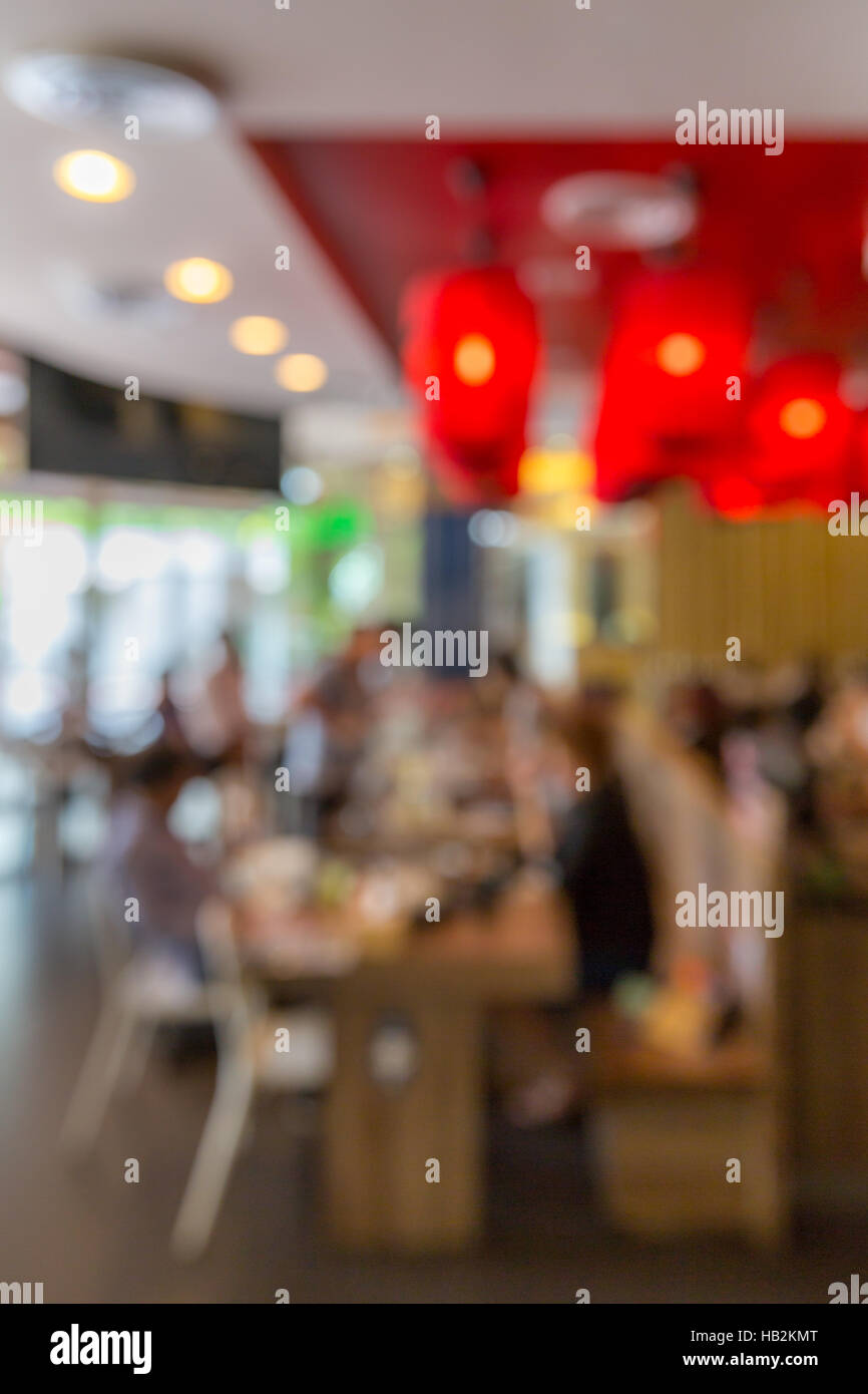 Cafe restaurant blur background Stock Photo - Alamy
