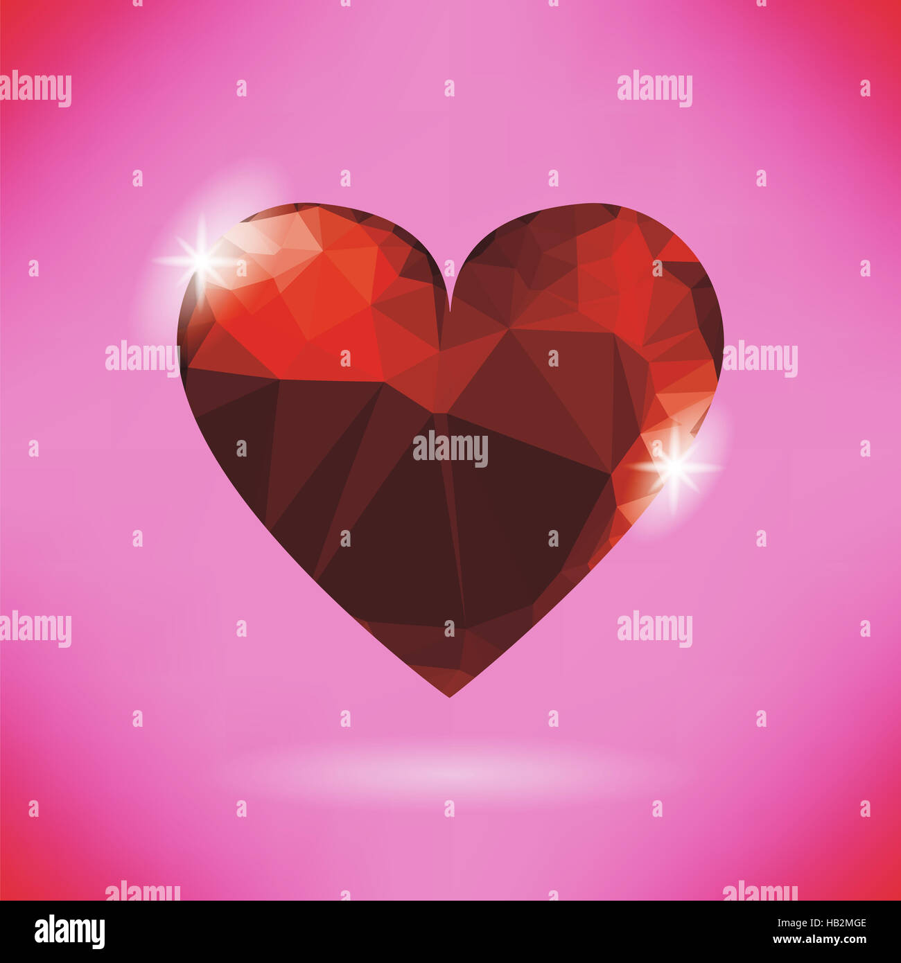 Stylized red grunge heart hi-res stock photography and images - Alamy