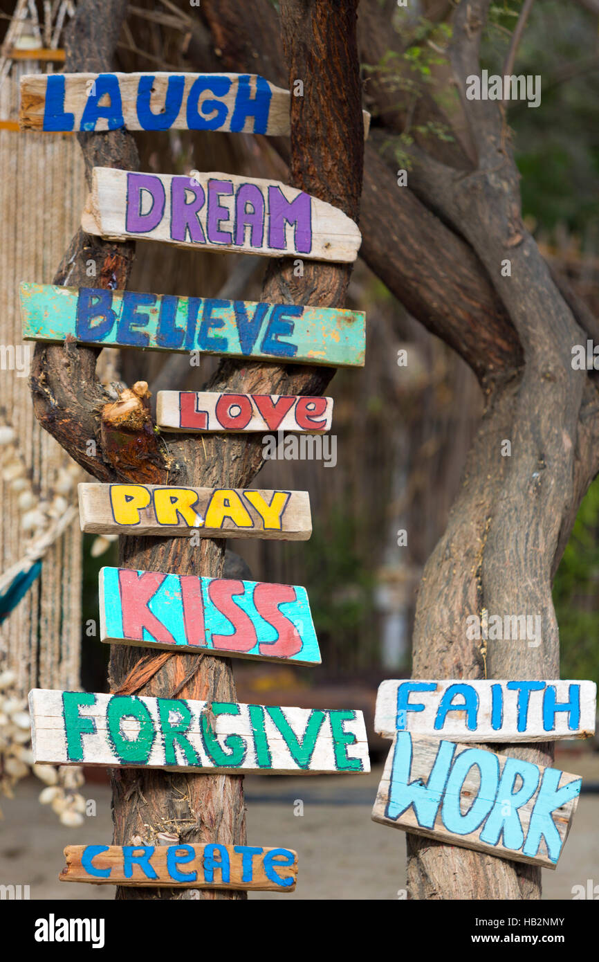 Wooden signs hi-res stock photography and images - Alamy
