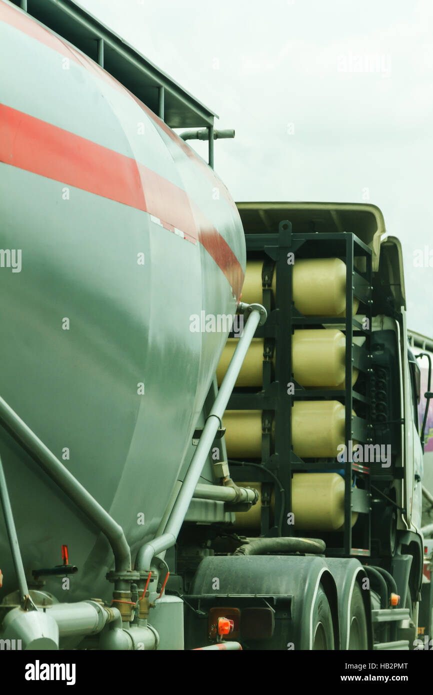 Fuel gas petrol lorry tanker hi-res stock photography and images - Alamy