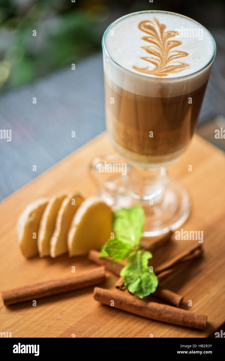 coffee with ginger Stock Photo - Alamy