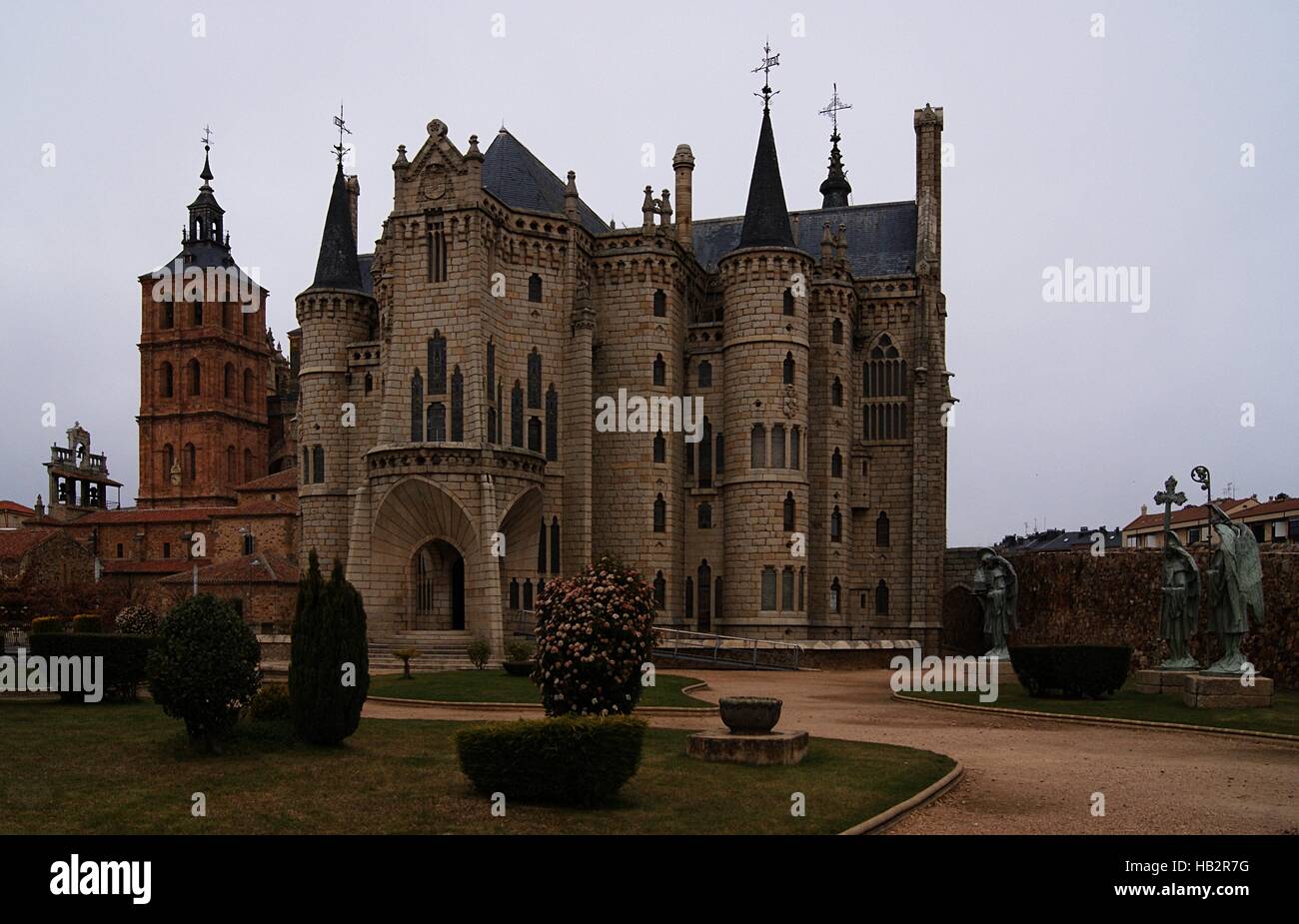 Palace of gaudi astorga hi-res stock photography and images - Alamy