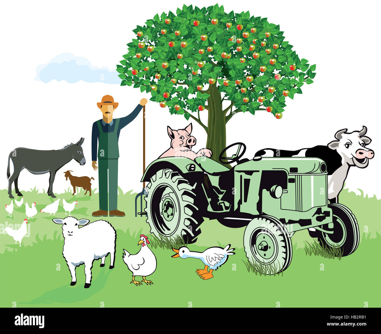 Farmer symbol hi-res stock photography and images - Alamy