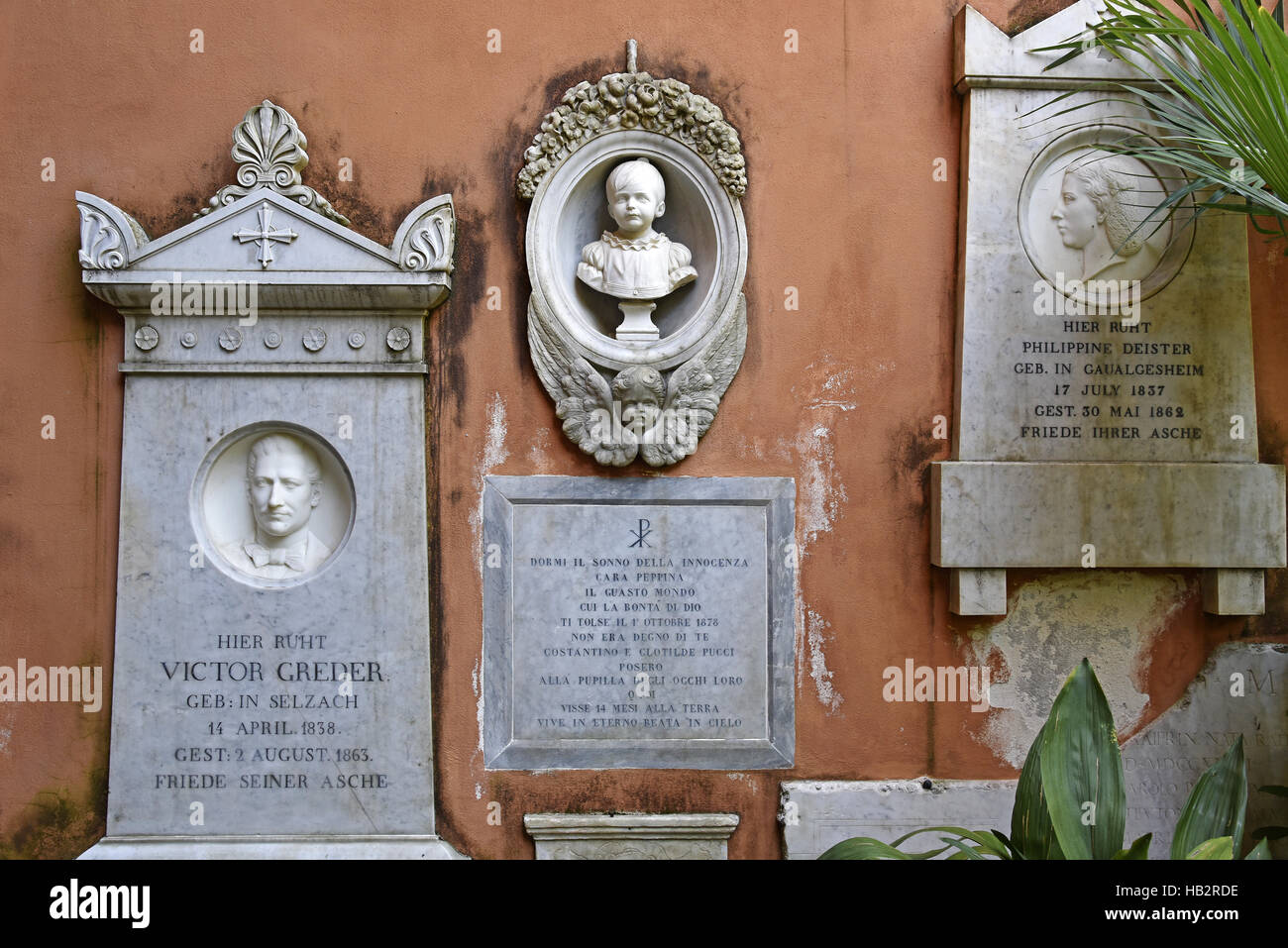 Campo Santo Teutonico, cemetery, Rome Stock Photo - Alamy
