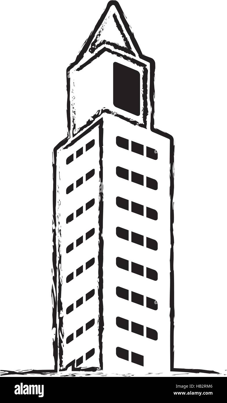 city buildings icon over white background. vector illustration Stock ...