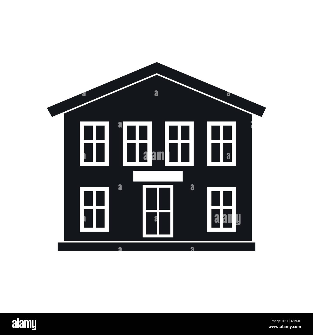 Two-storey house icon Stock Vector Image & Art - Alamy