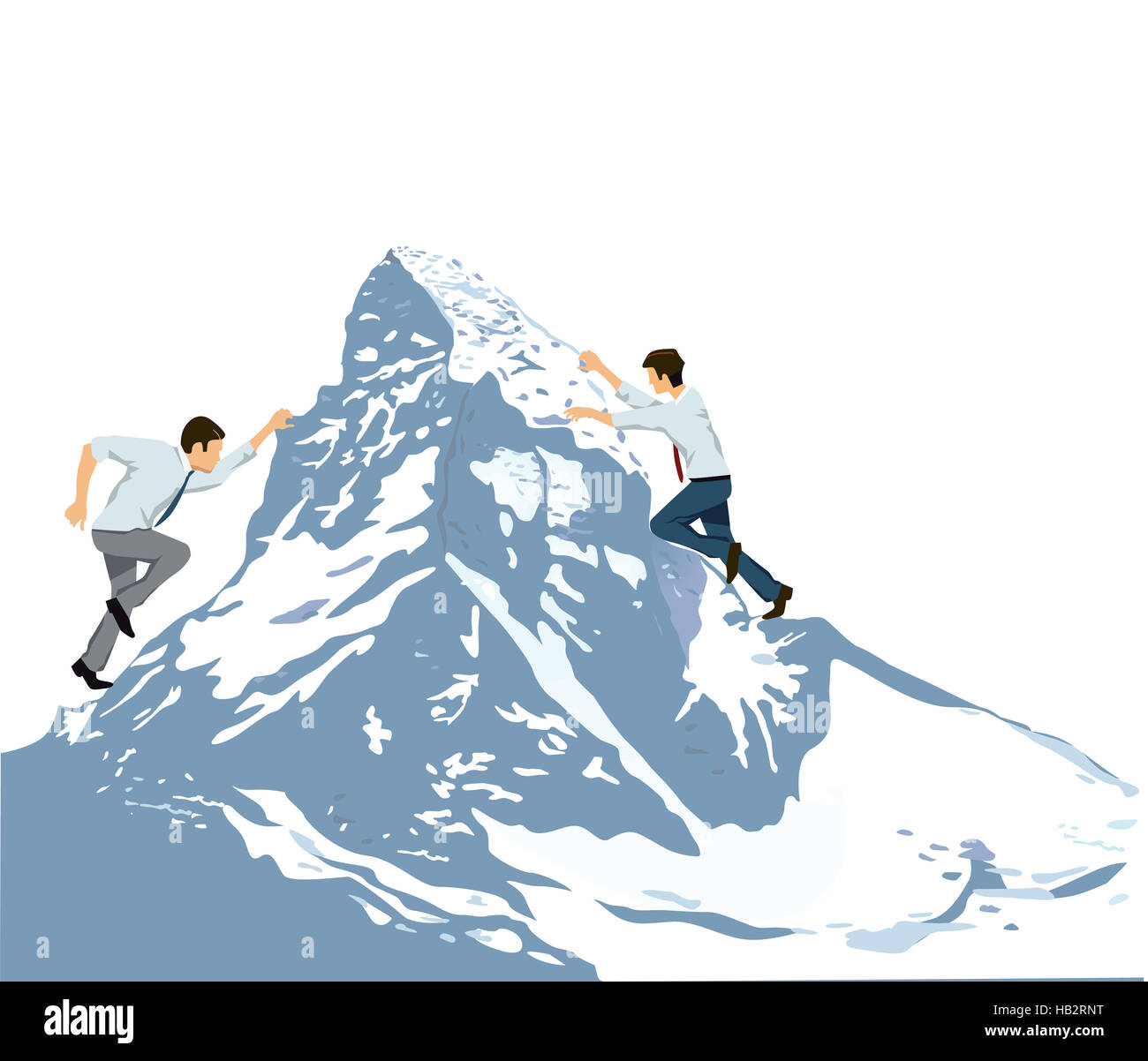 Business Climbing summit Rise Stock Photo - Alamy