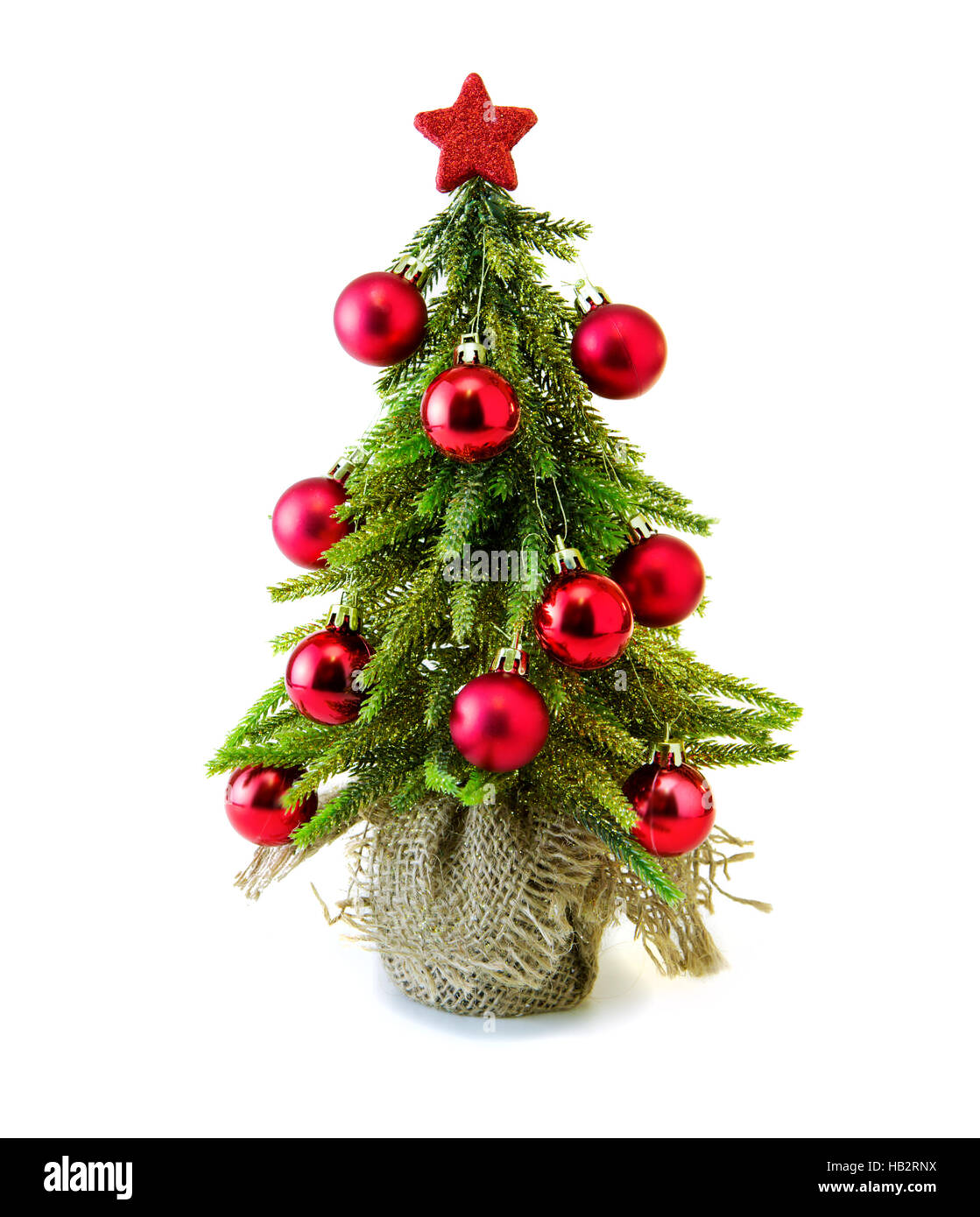 Christmas tree balls decoration Cut Out Stock Images & Pictures - Alamy