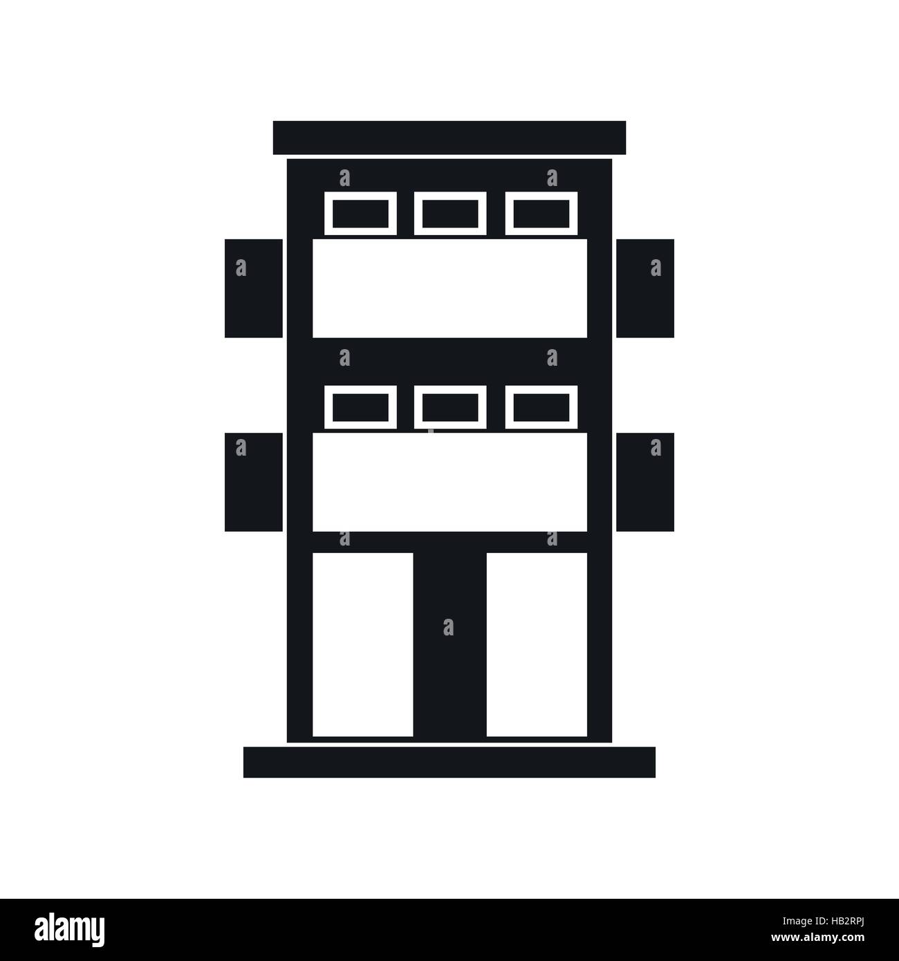 Suburban balcony Stock Vector Images - Alamy