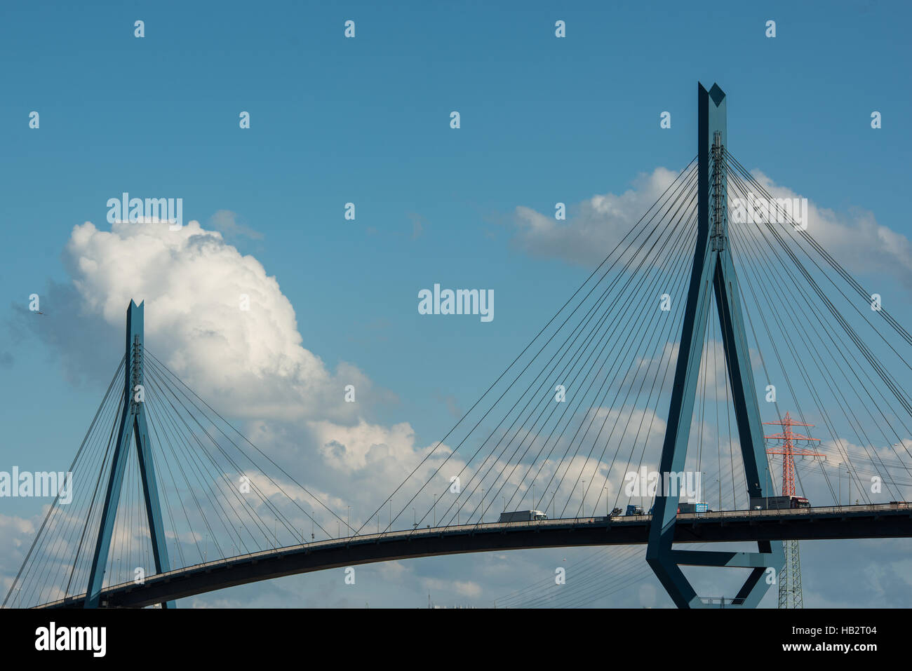 Köhlbrand Bridge, Hamburg Stock Photo - Alamy