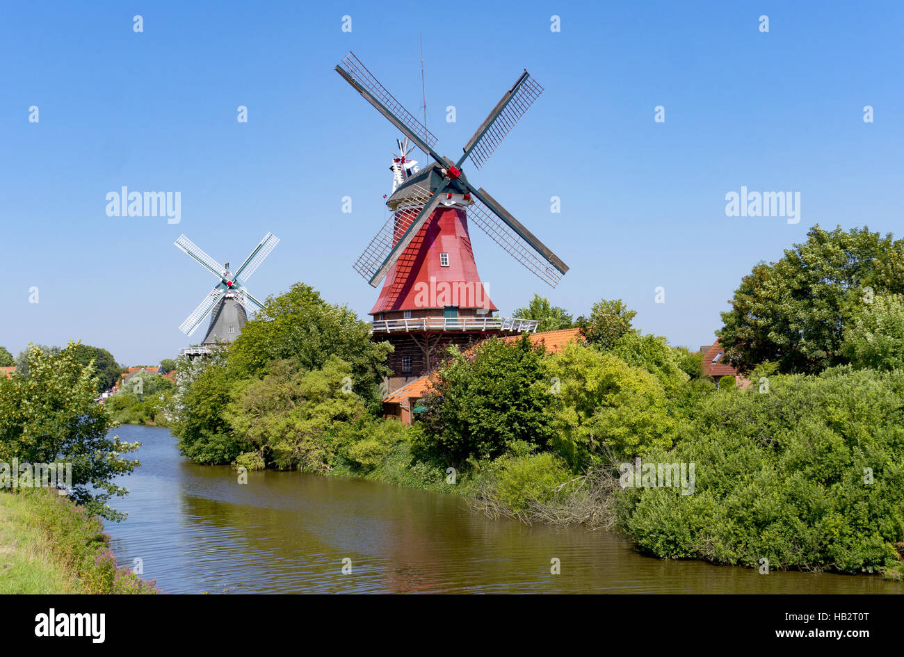 Twin windmills hi-res stock photography and images - Alamy