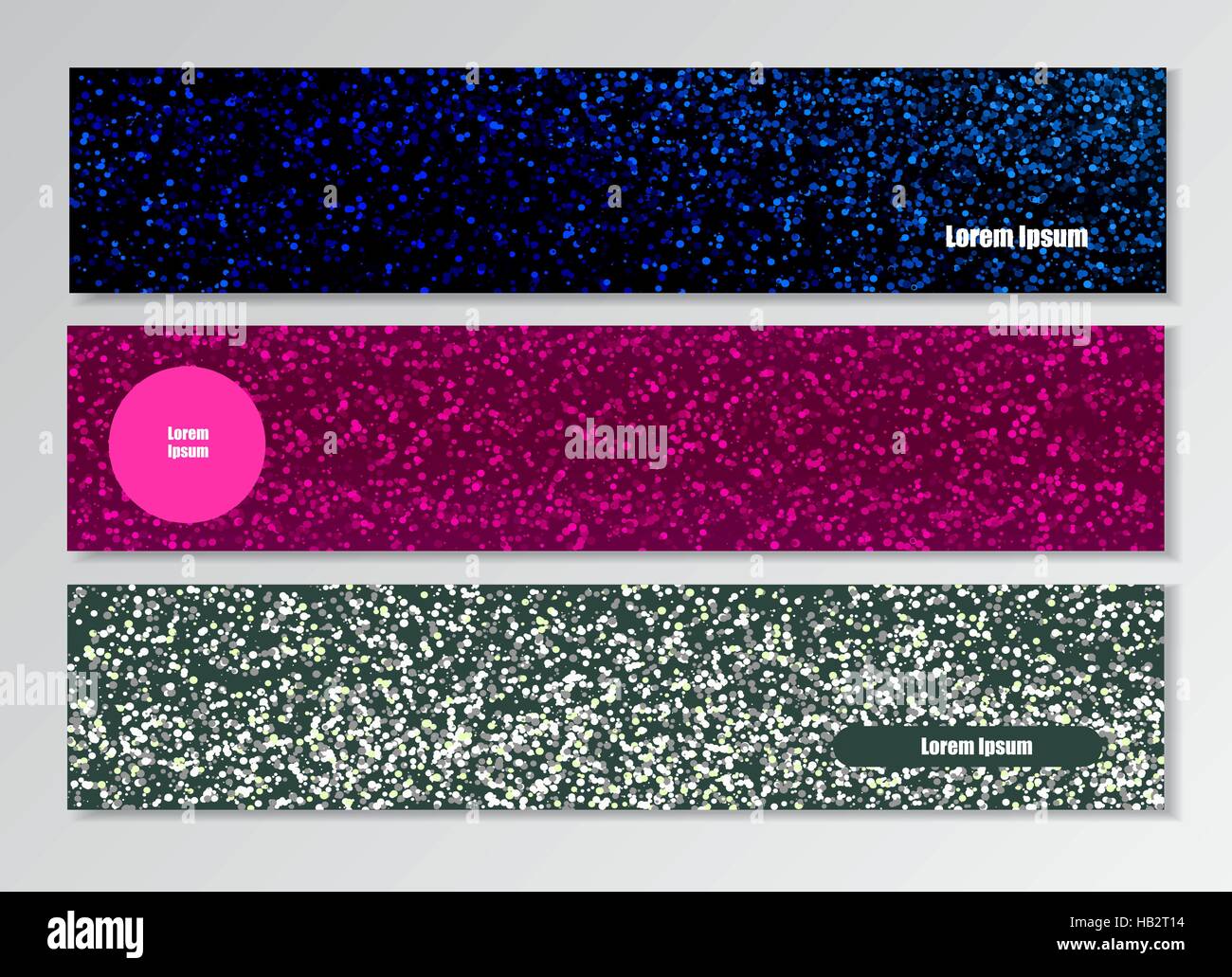 Horizontal design vector set of business banner. Creative layout header ...