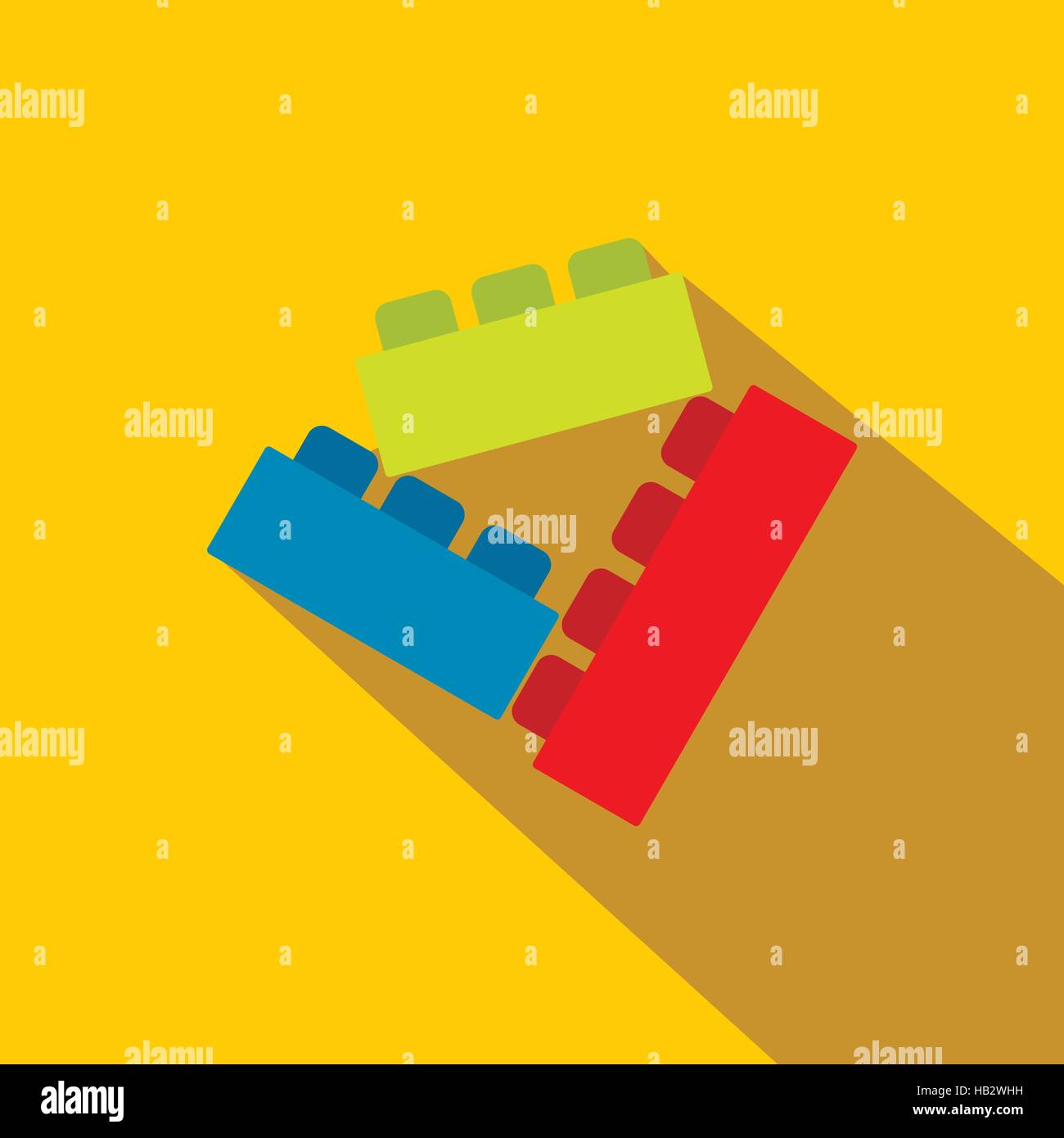 Building bricks flat icon Stock Vector Image & Art - Alamy