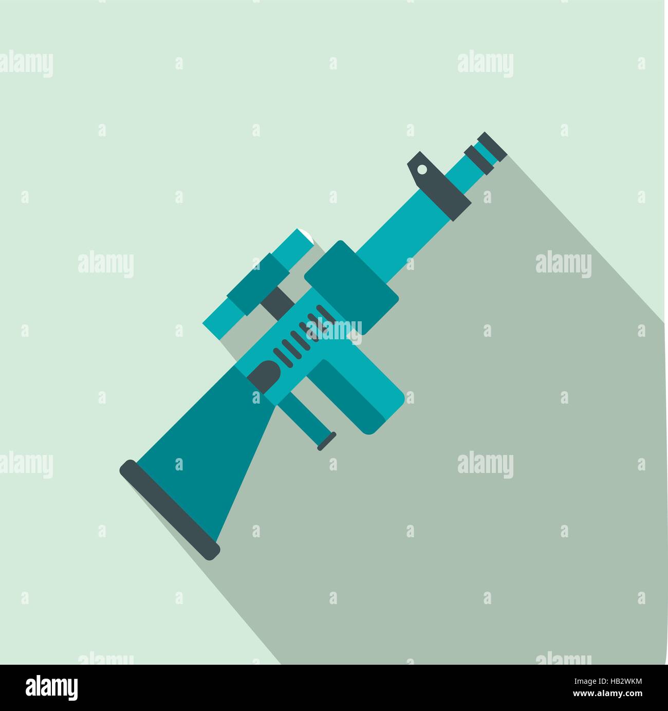 Toy gun flat icon Stock Vector Image & Art - Alamy
