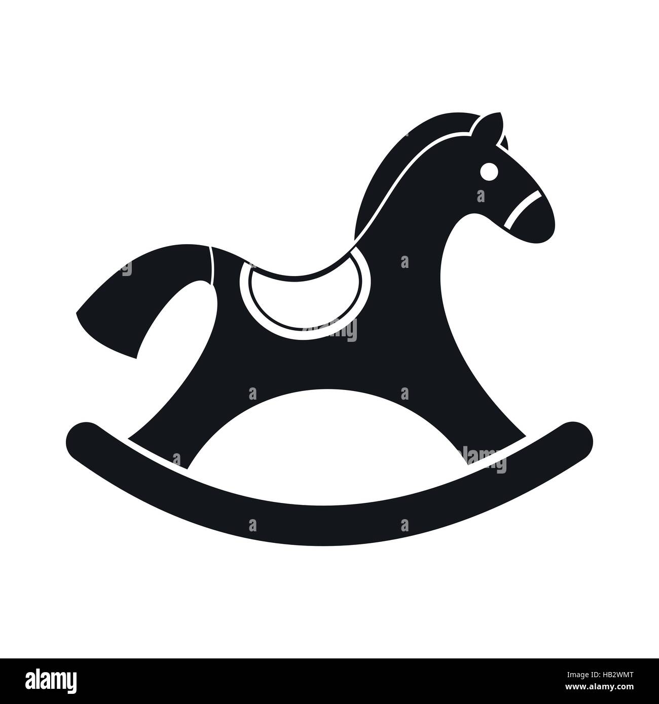 Children rocking horse icon Stock Vector Image & Art - Alamy