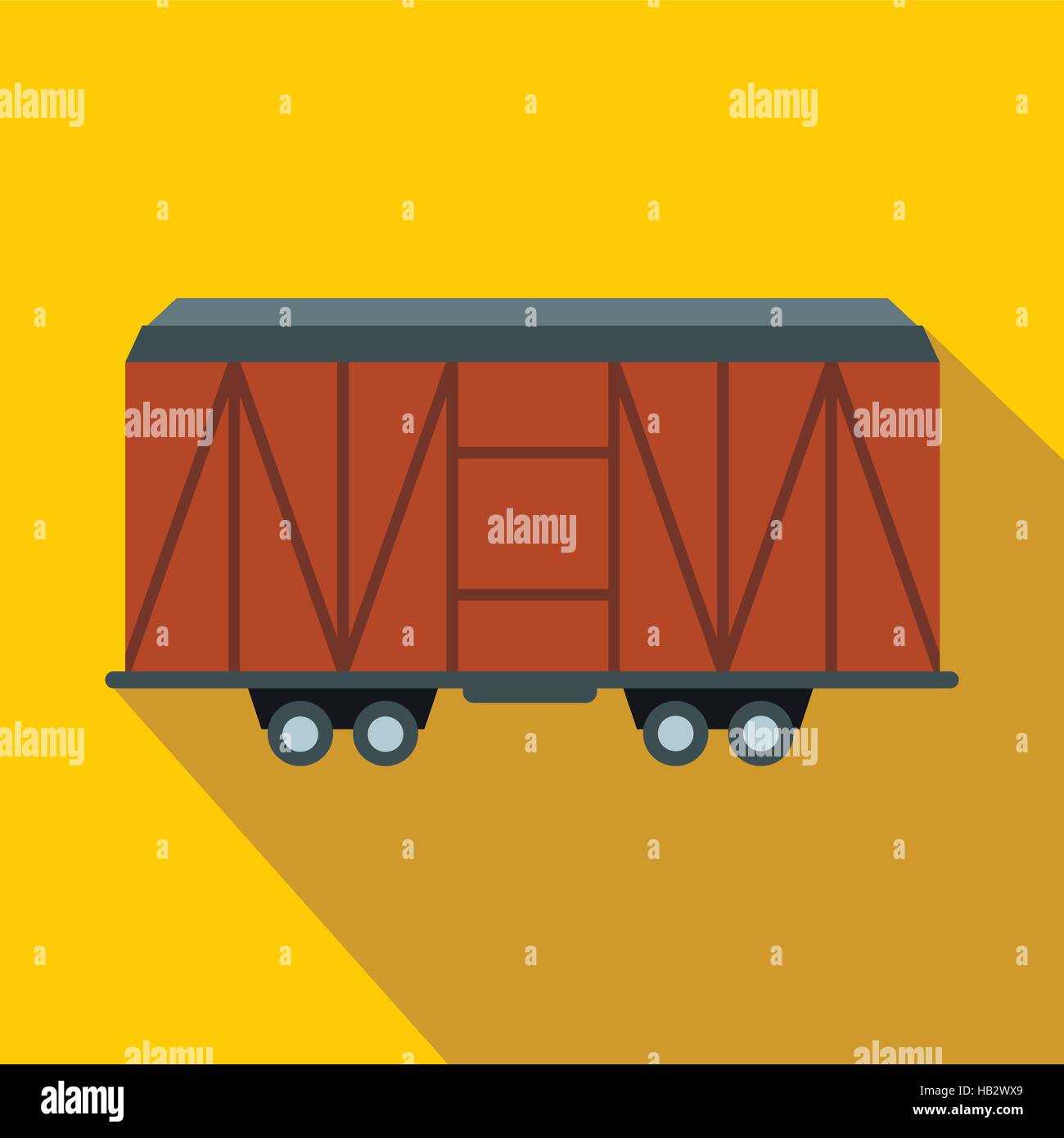 Loading railroad box car Stock Vector Images - Alamy