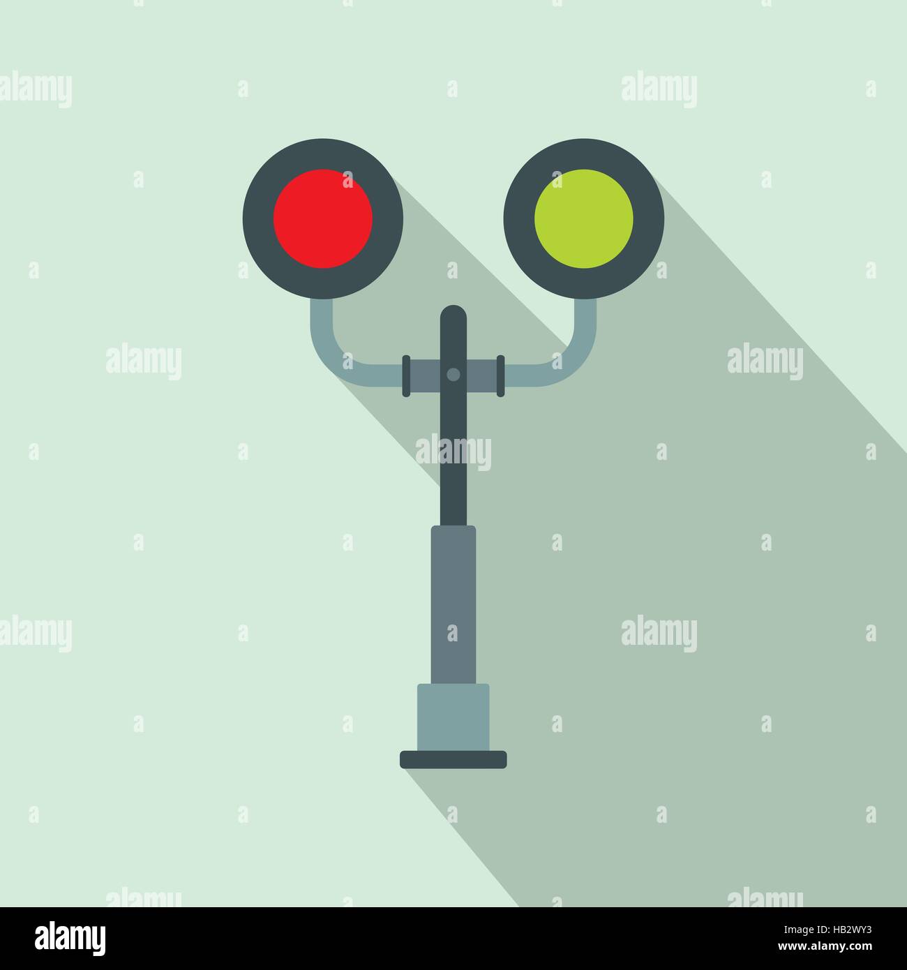 Light rail crossing Stock Vector Images - Alamy