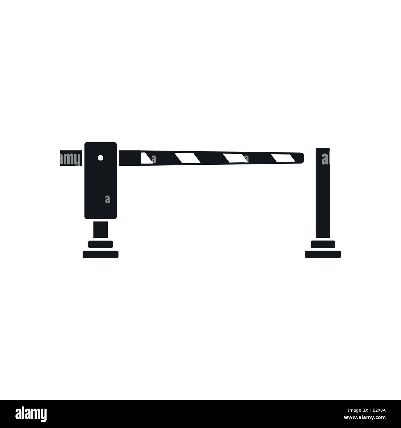 Railway barrier icon Stock Vector Image & Art - Alamy