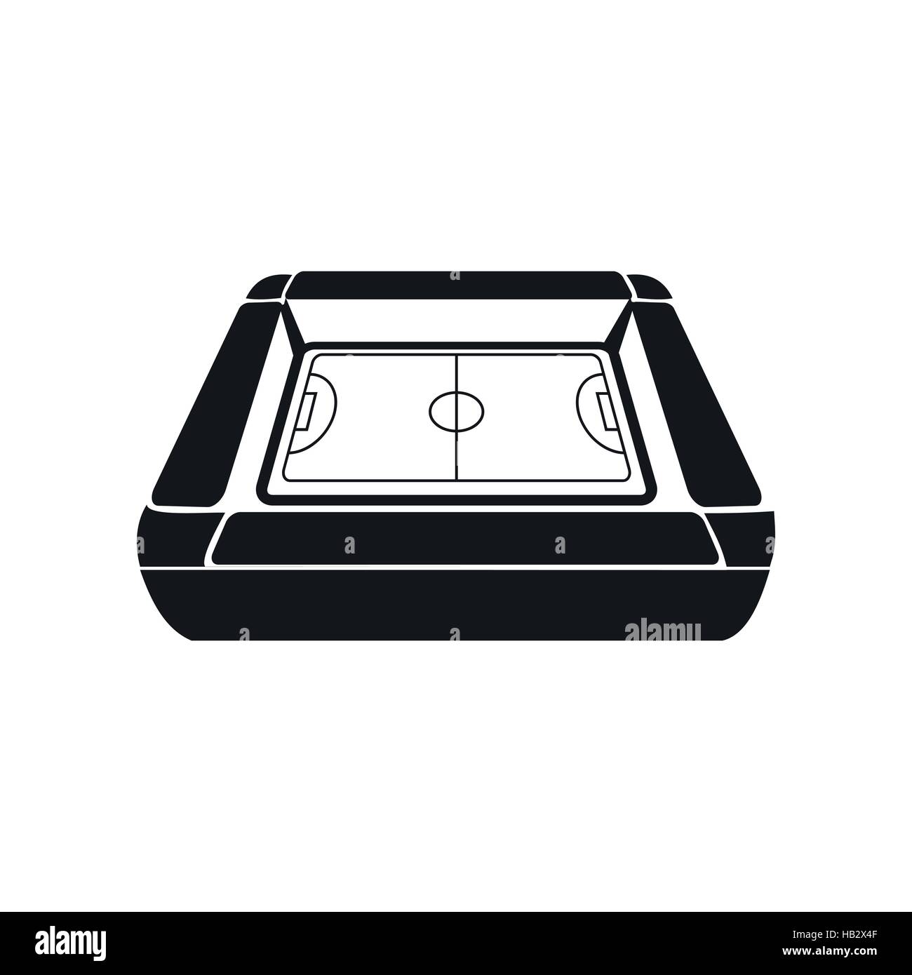 Square soccer field icon Stock Vector Image & Art - Alamy