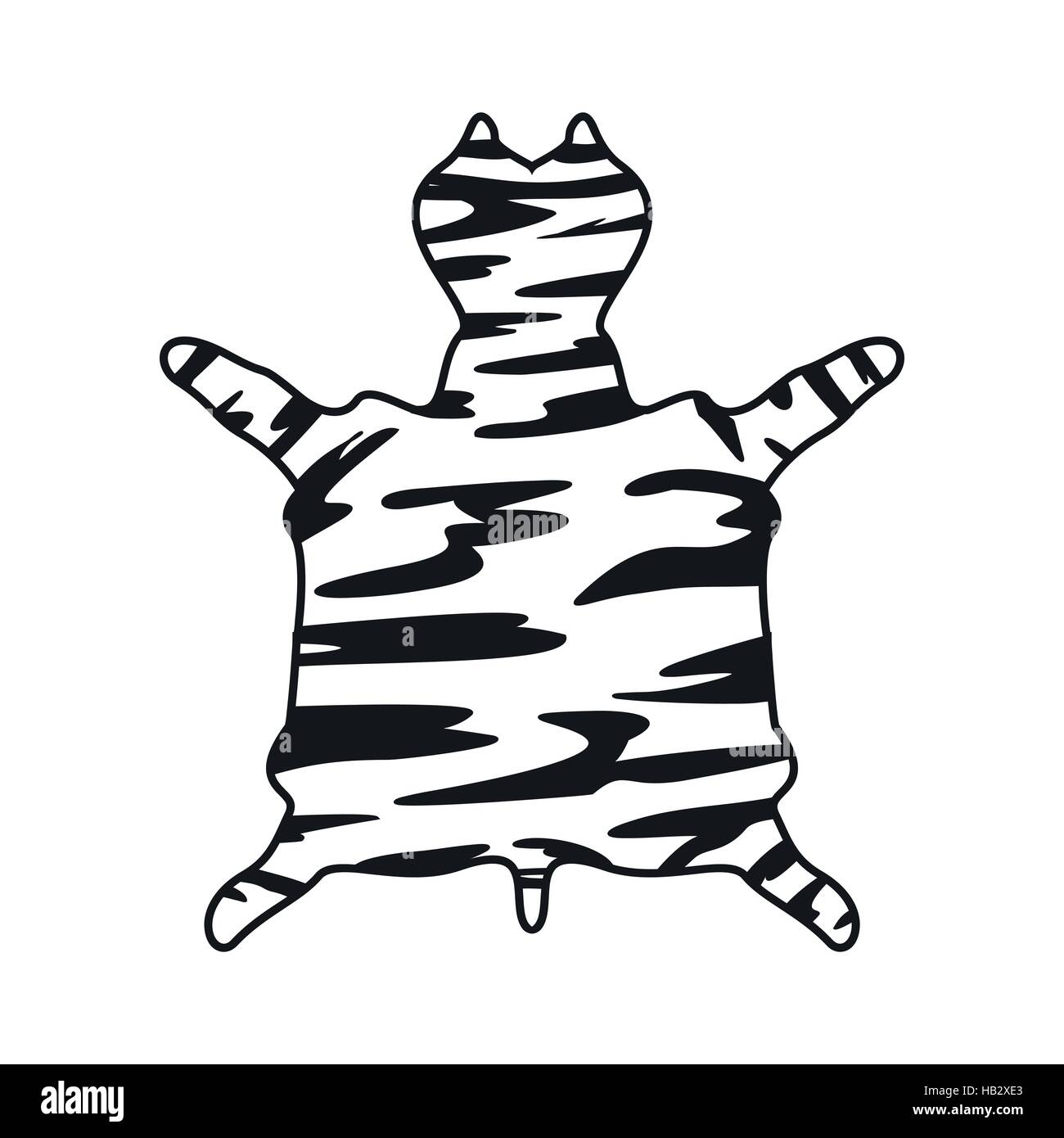 Leopard skin rug Stock Vector Images - Alamy