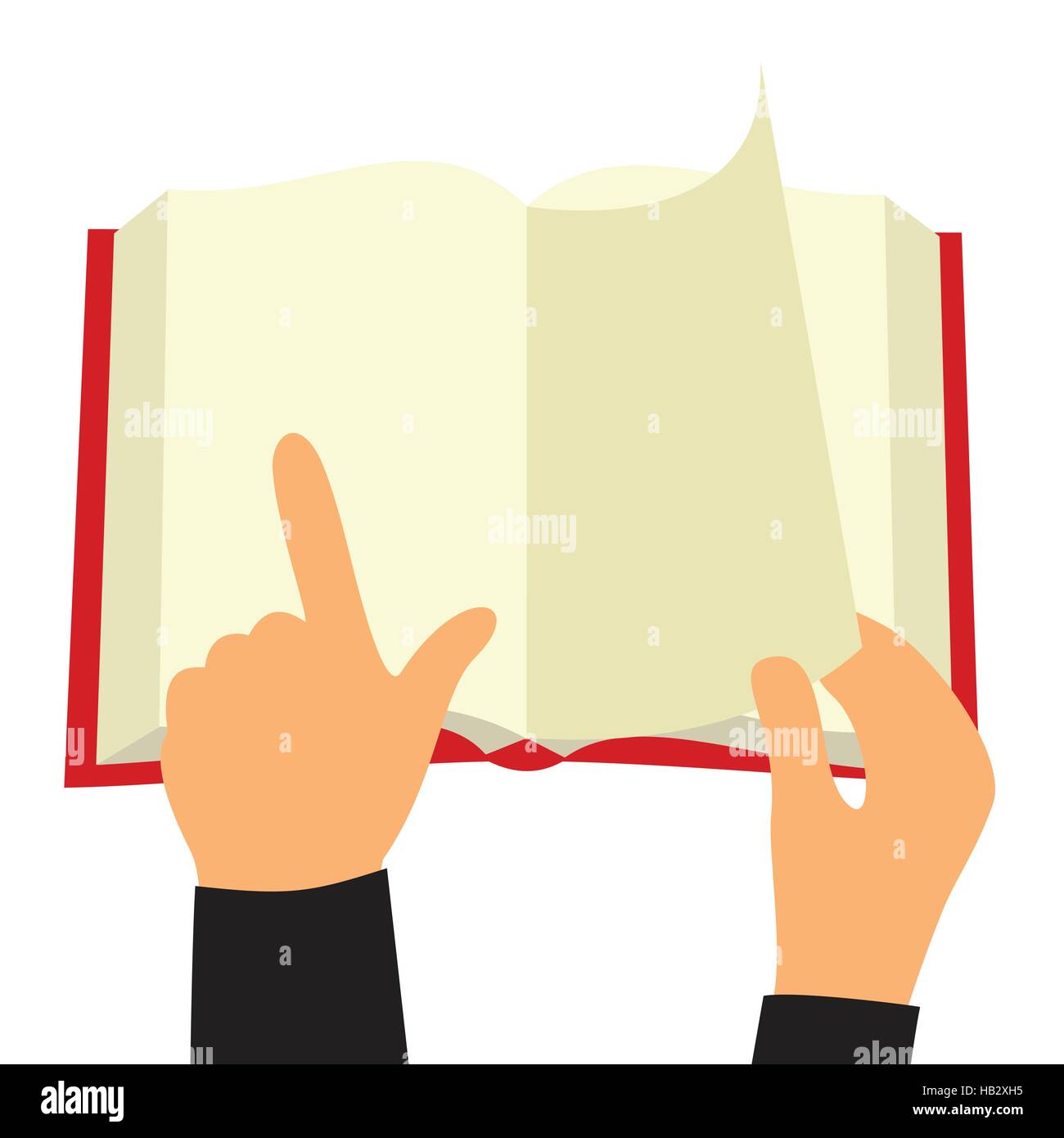 Reading book flat sign Stock Vector Image & Art - Alamy