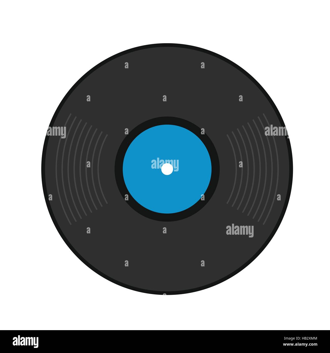 Retro vinyl record flat icon Stock Vector Image & Art - Alamy