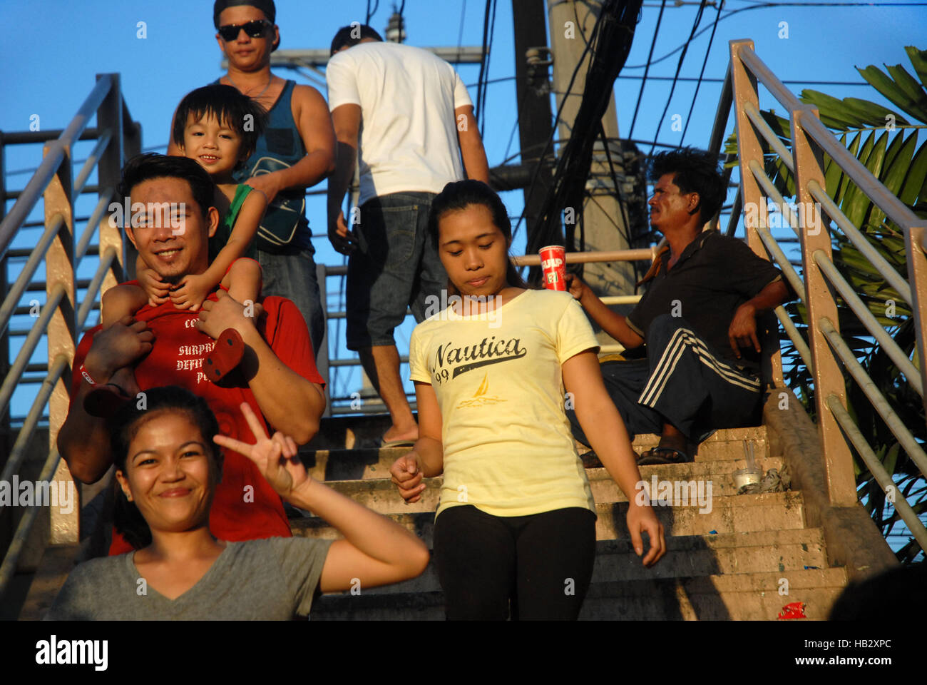 Filipino commuters hi-res stock photography and images - Alamy