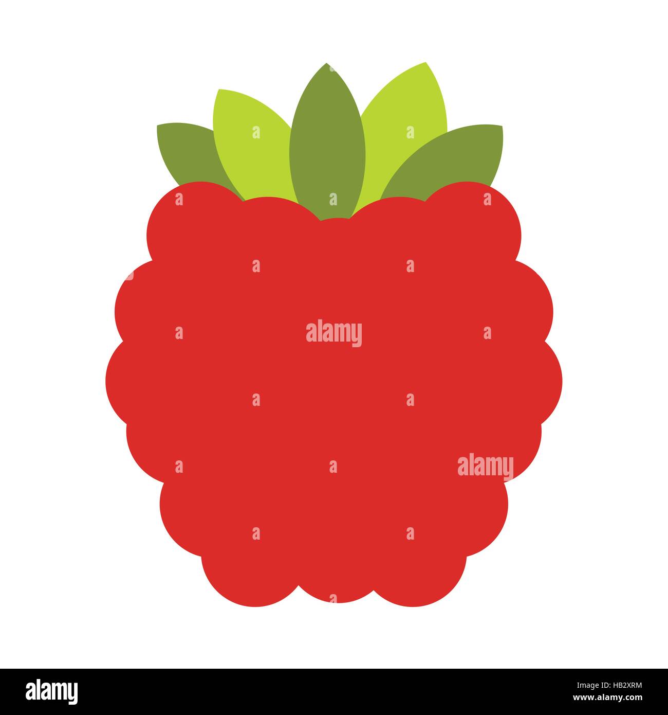 Raspberries flat icon Stock Vector Image & Art - Alamy