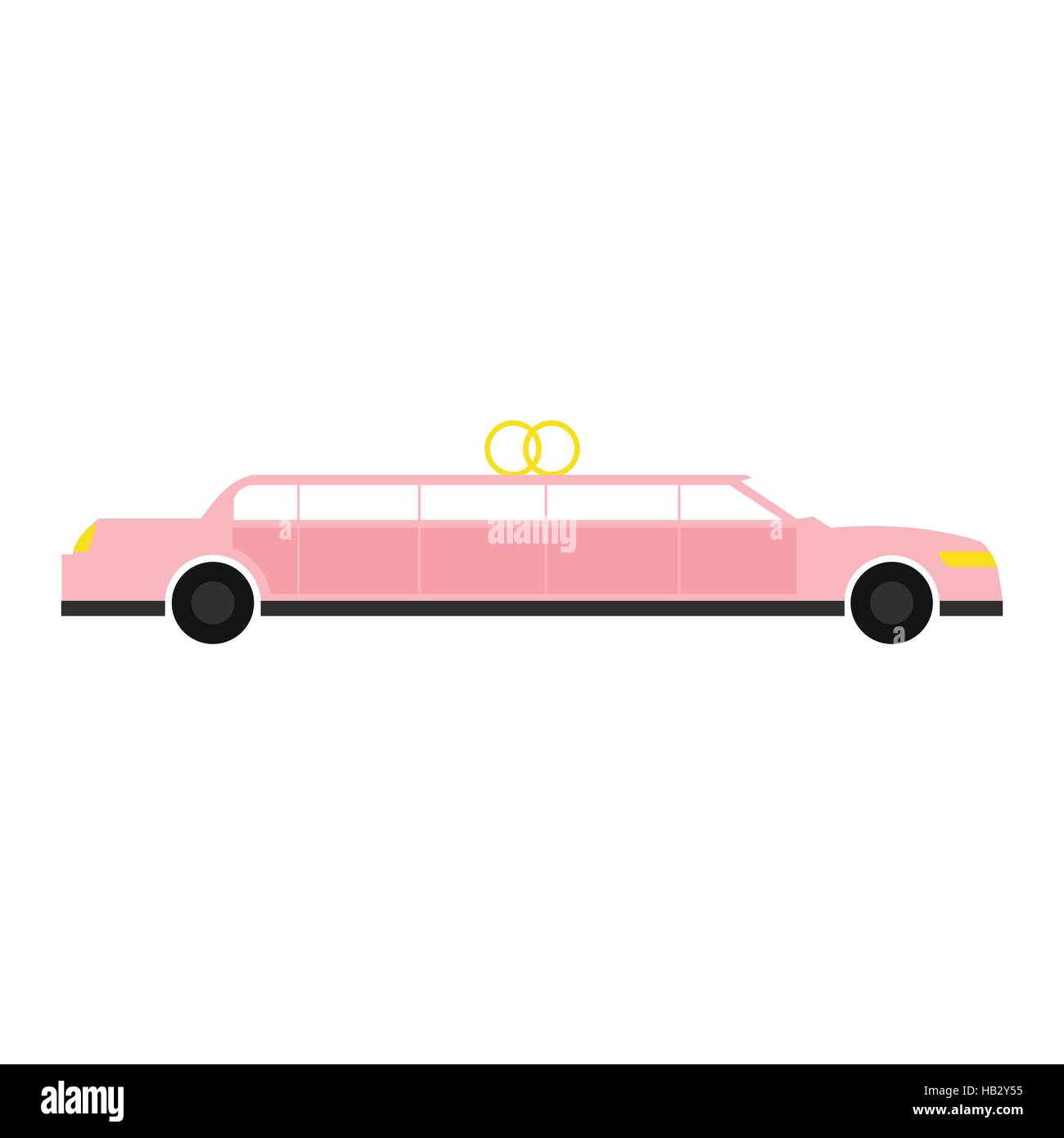 Pink Limo Clip Art