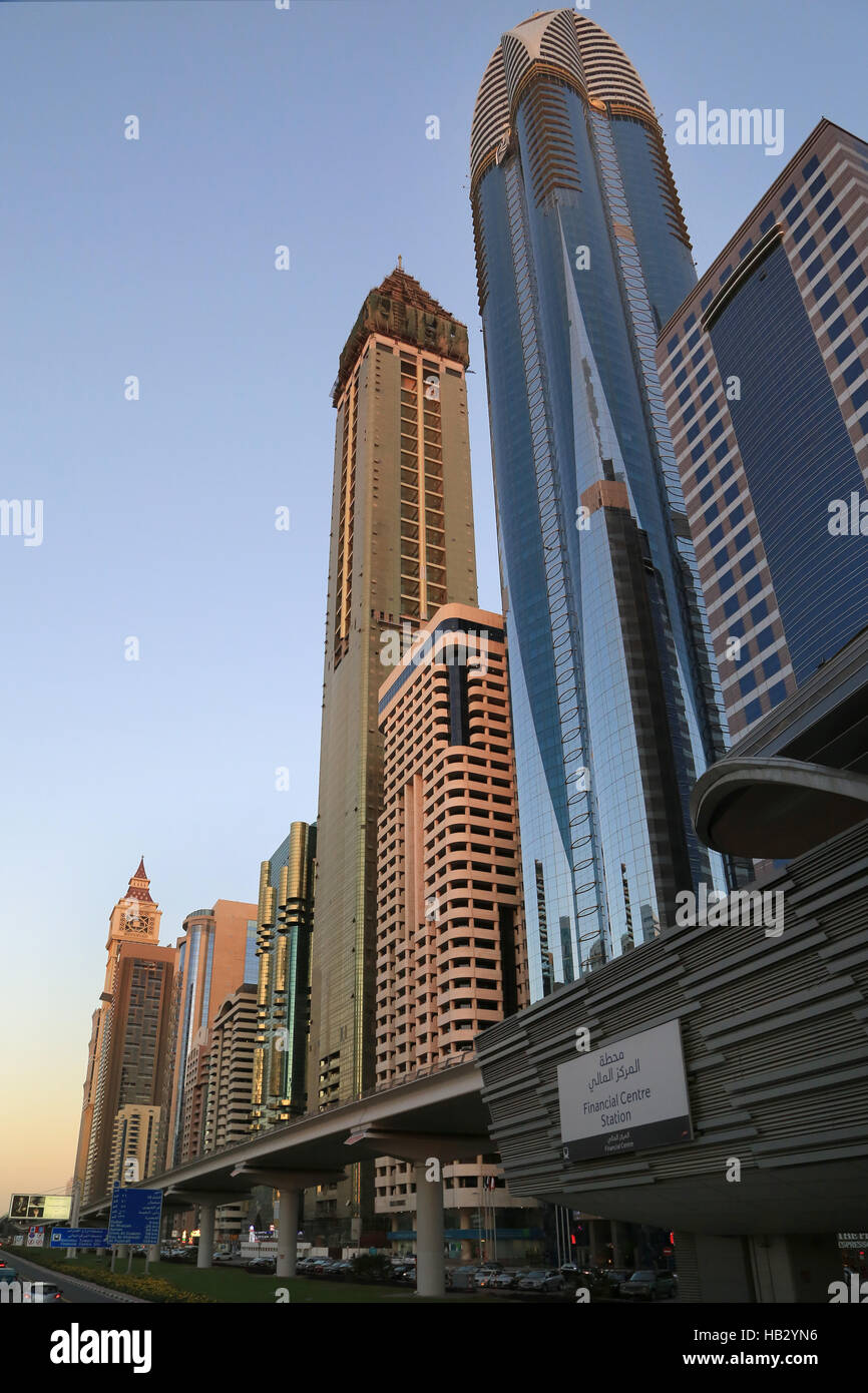 Sheikh road in dubai hi-res stock photography and images - Alamy