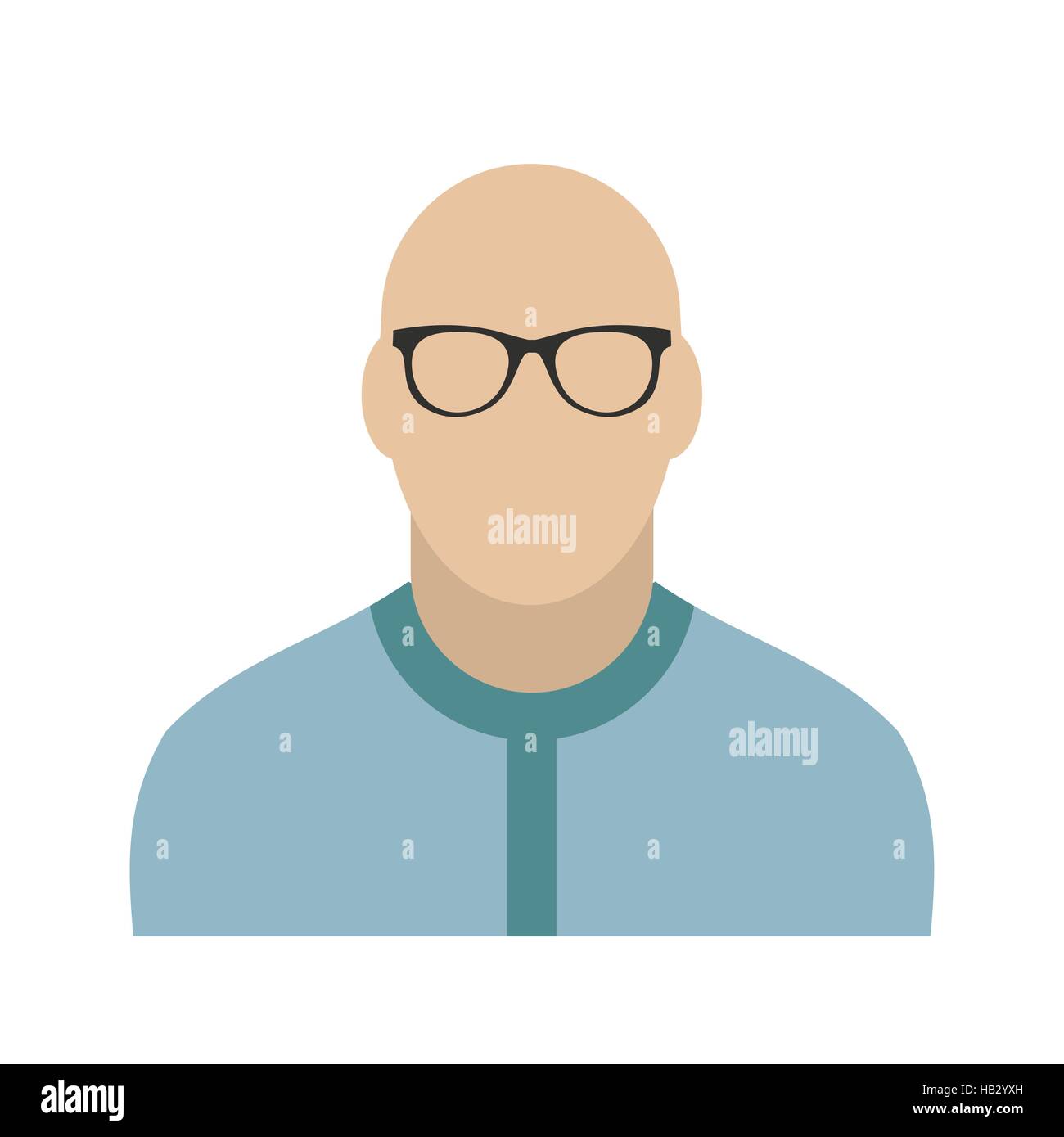 Bald man avatar icon Stock Vector Image & Art - Alamy