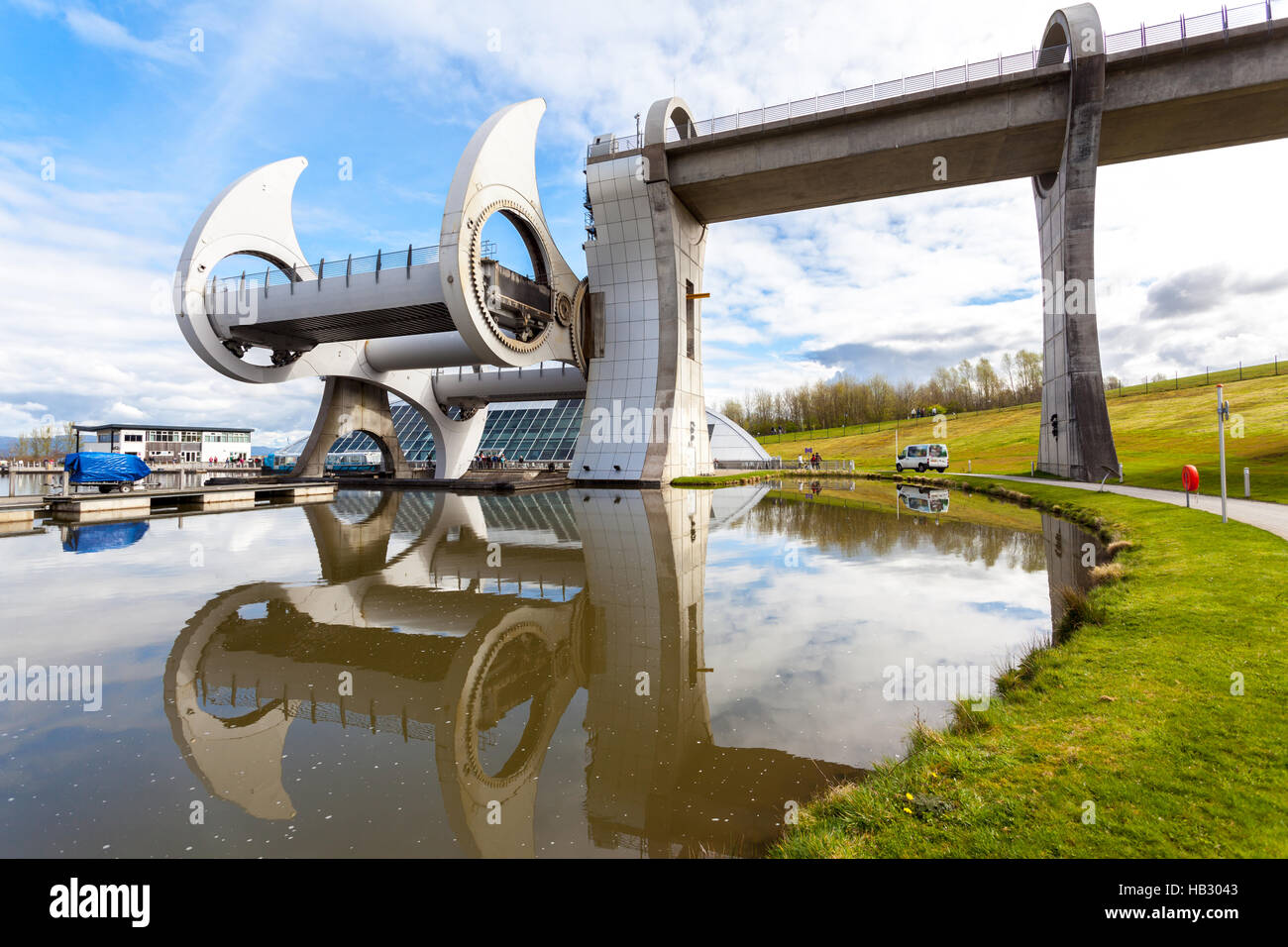 Falkirk wheel building hi-res stock photography and images - Alamy